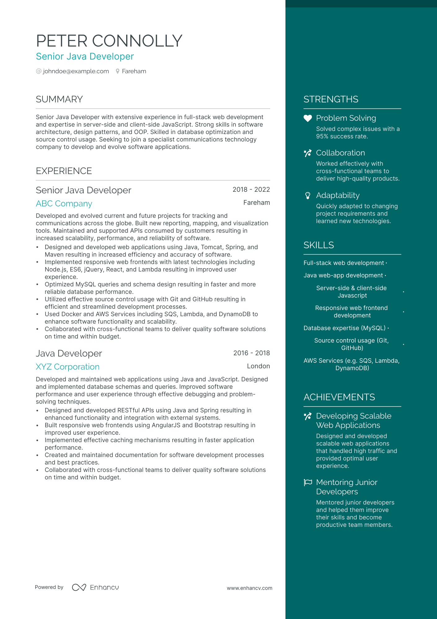 8 Java Developer Resume Examples & Guide for 2023