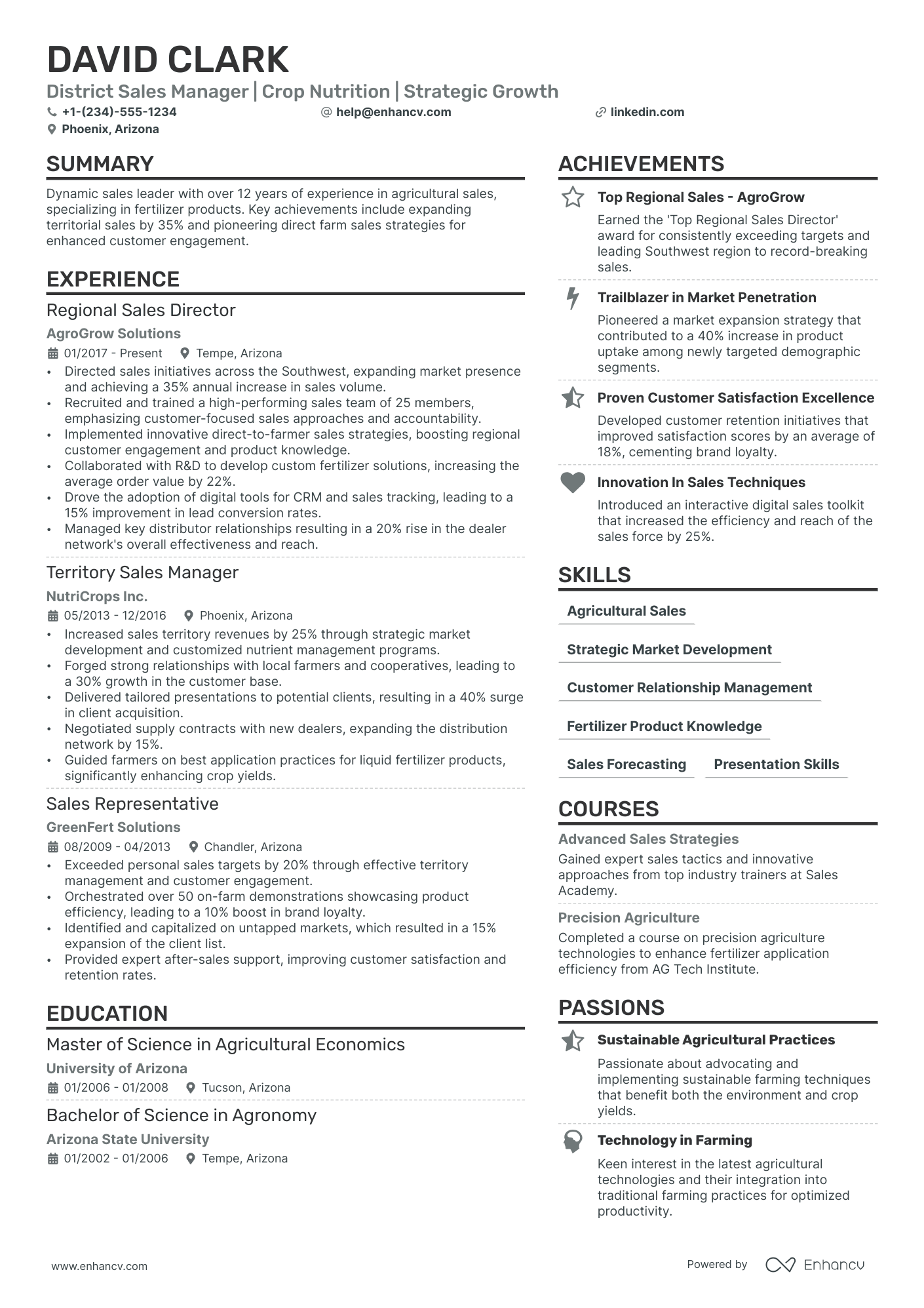 32 Sales Manager Resume Examples & Guide for 2025