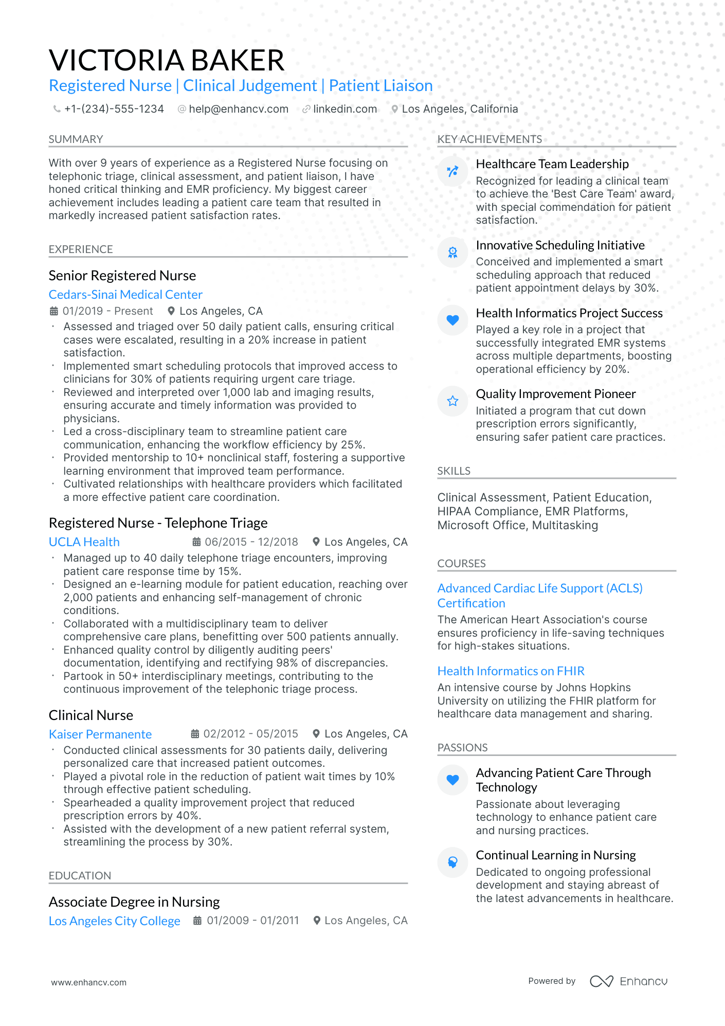 10 Practice Nurse Resume Examples & Guide for 2026