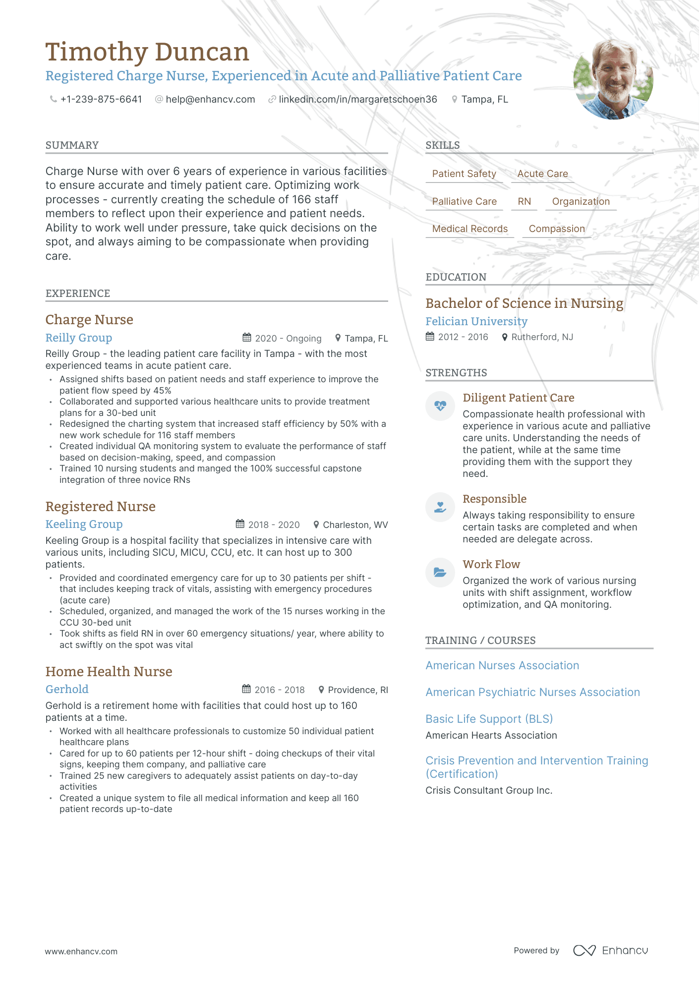 Charge Nurse Resume Examples & Guide for 2023 (Layout, Skills, Keywords ...
