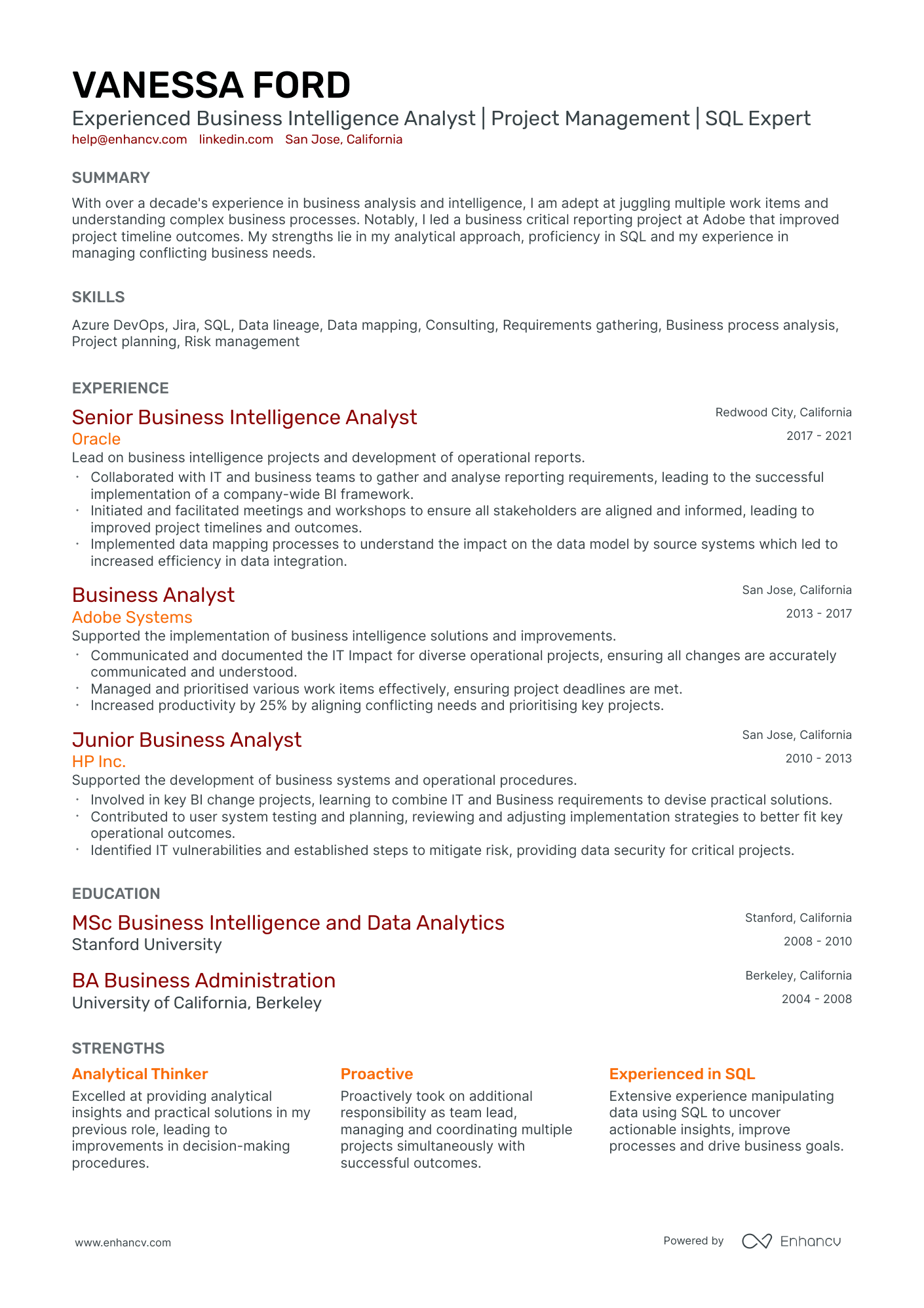 10 Business Intelligence Analyst Resume Examples & Guide for 2026