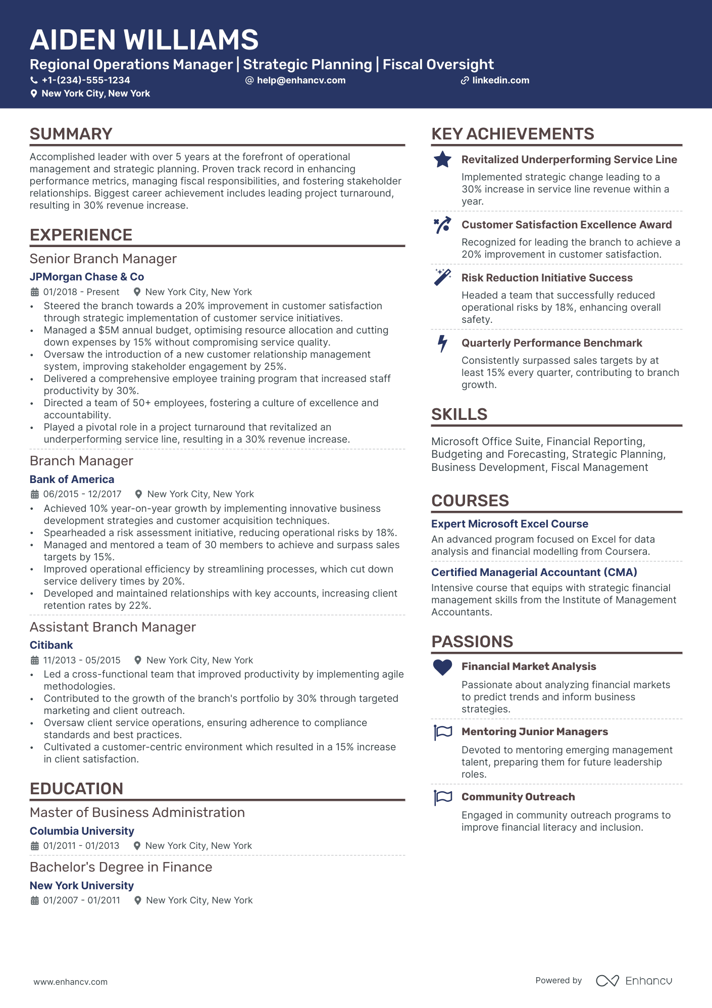 10 Regional Director Resume Examples & Guide for 2025