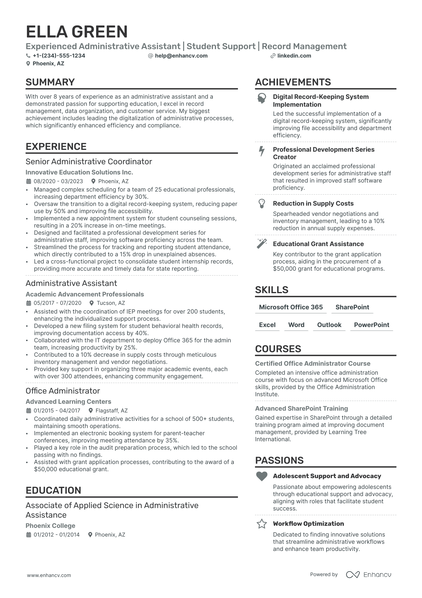22 Administrative Assistant Resume Examples & Guide for 2026
