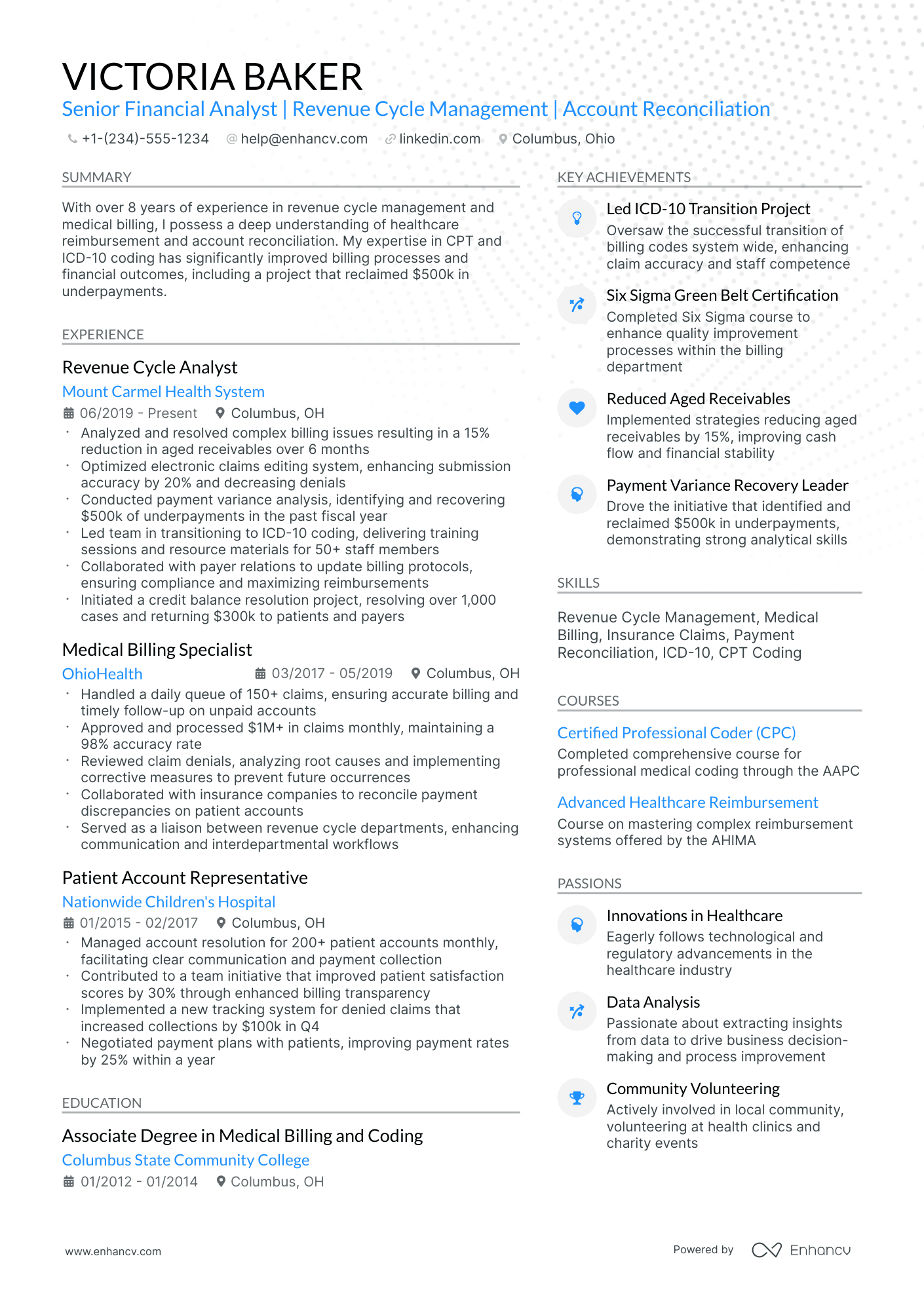 10 Financial Representative Resume Examples & Guide for 2026