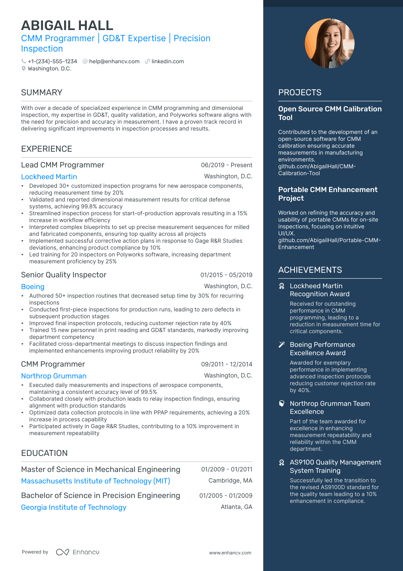 5 Cmm Programmer Resume Examples & Guide for 2024