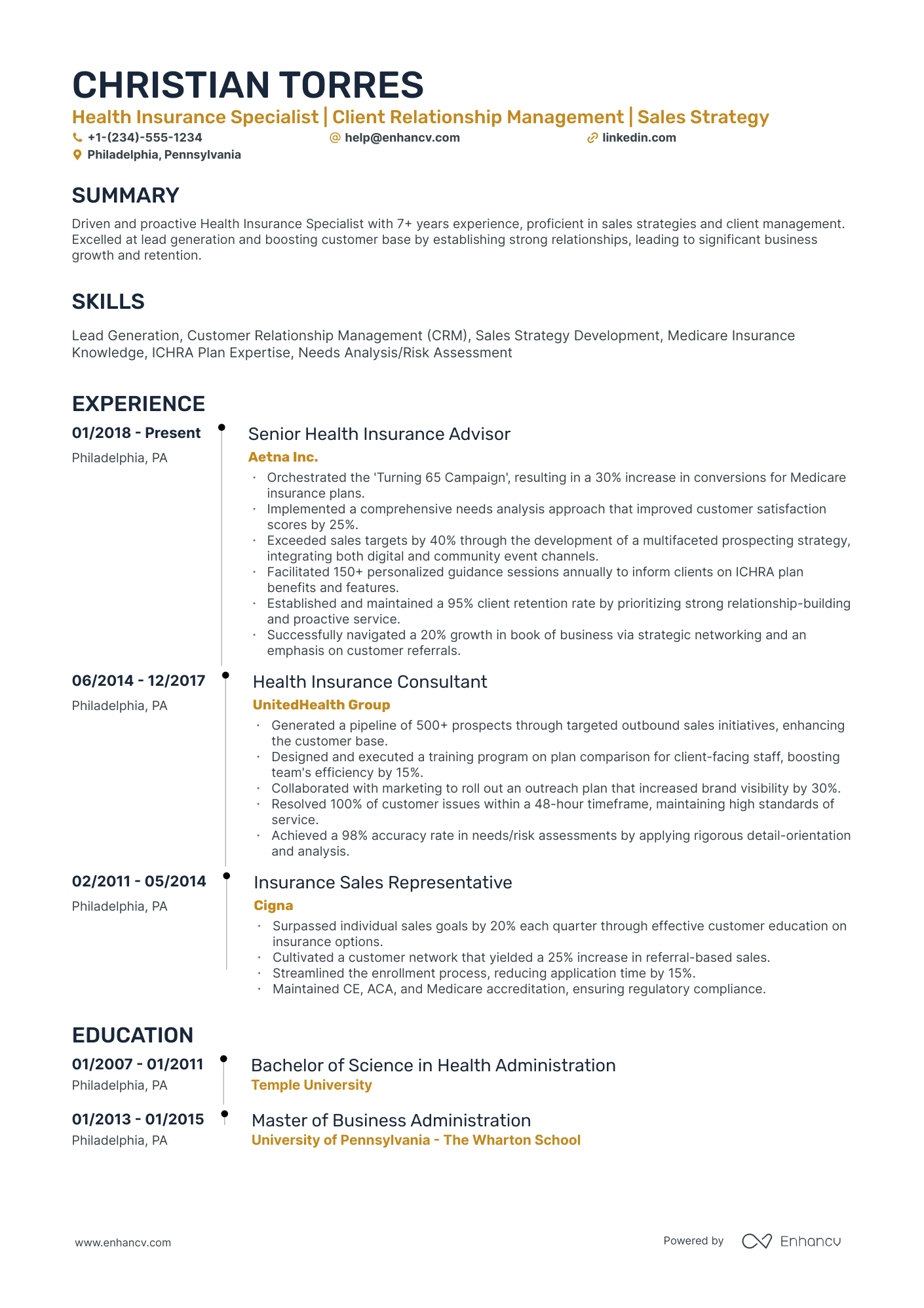 10 Sales Advisor Resume Examples & Guide for 2026
