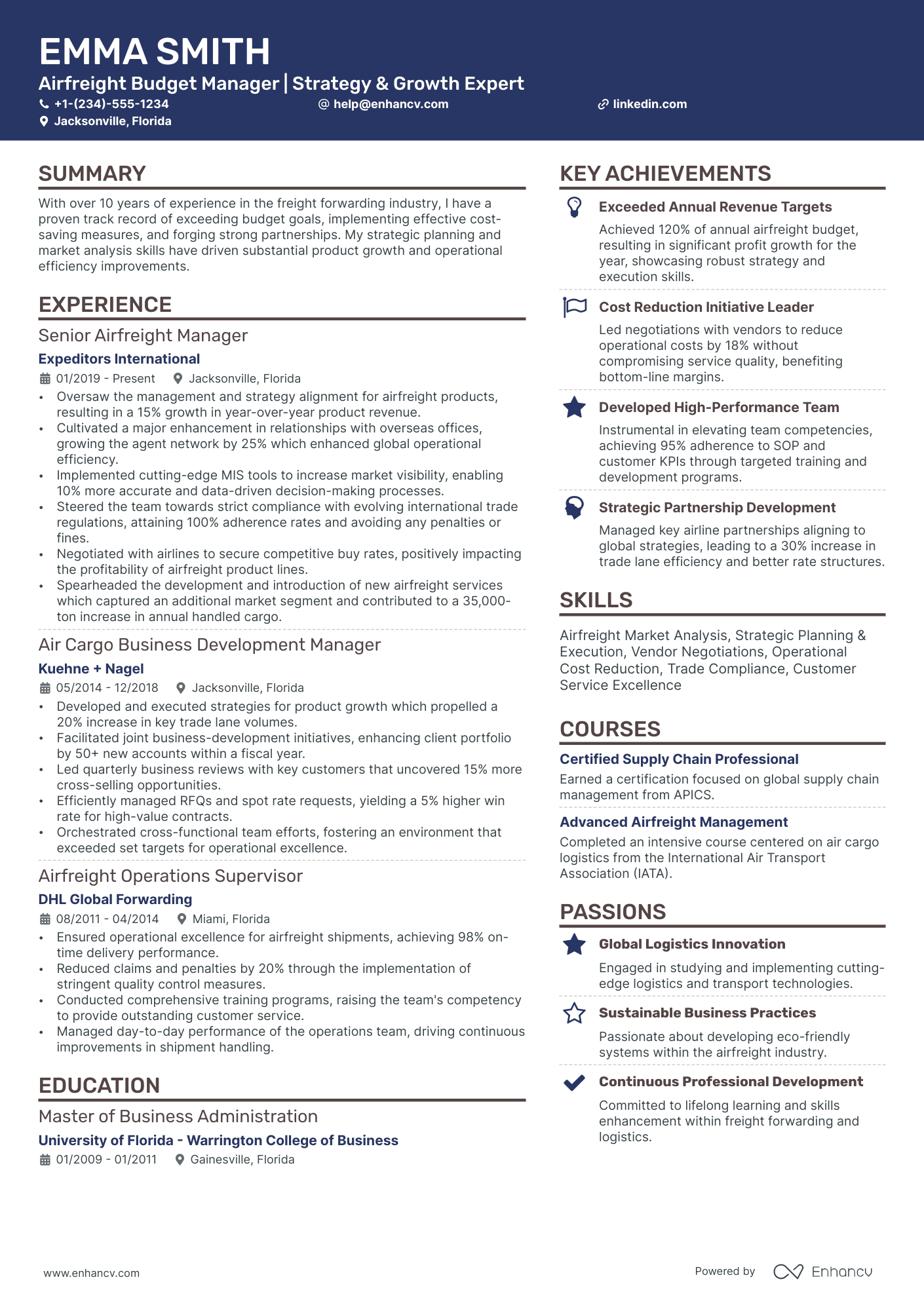 10 Import-Export Manager Resume Examples & Guide for 2026