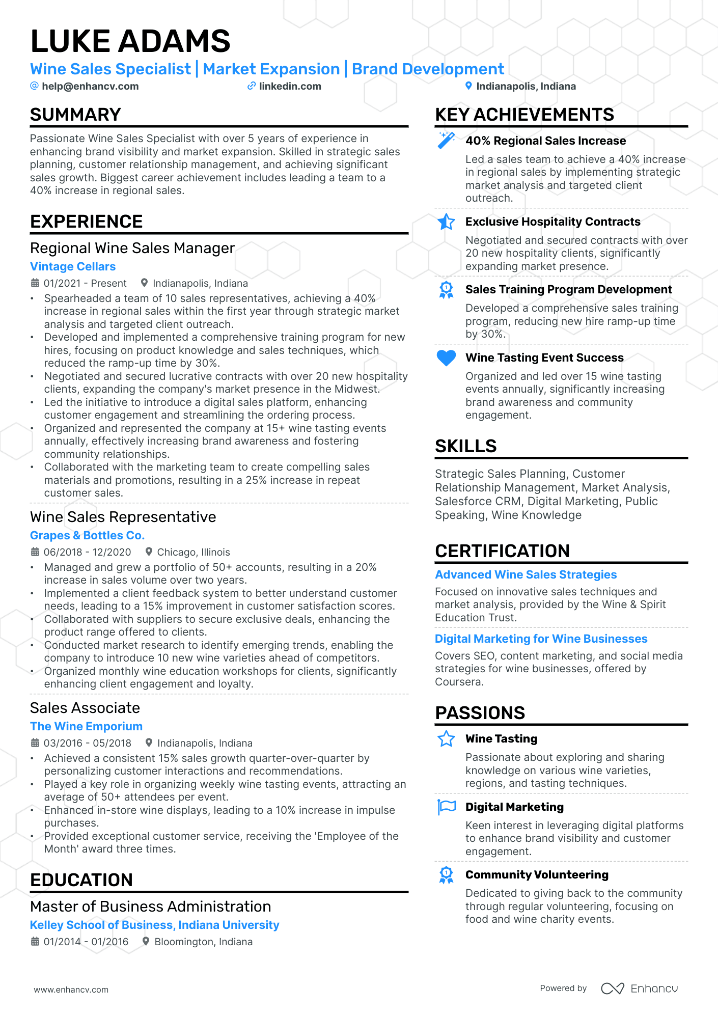 10 Wine Sale Resume Examples & Guide for 2026