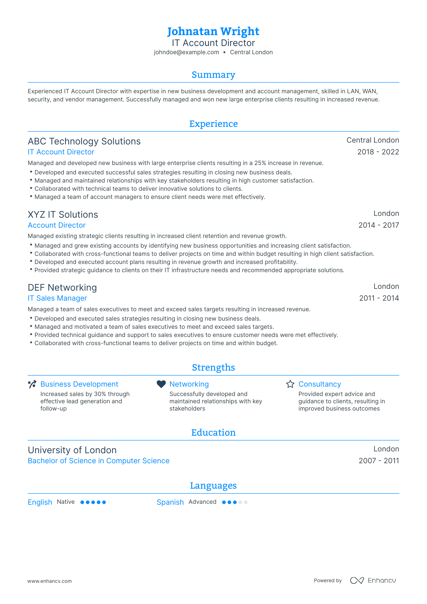 5 Account Director Resume Examples & Guide for 2023
