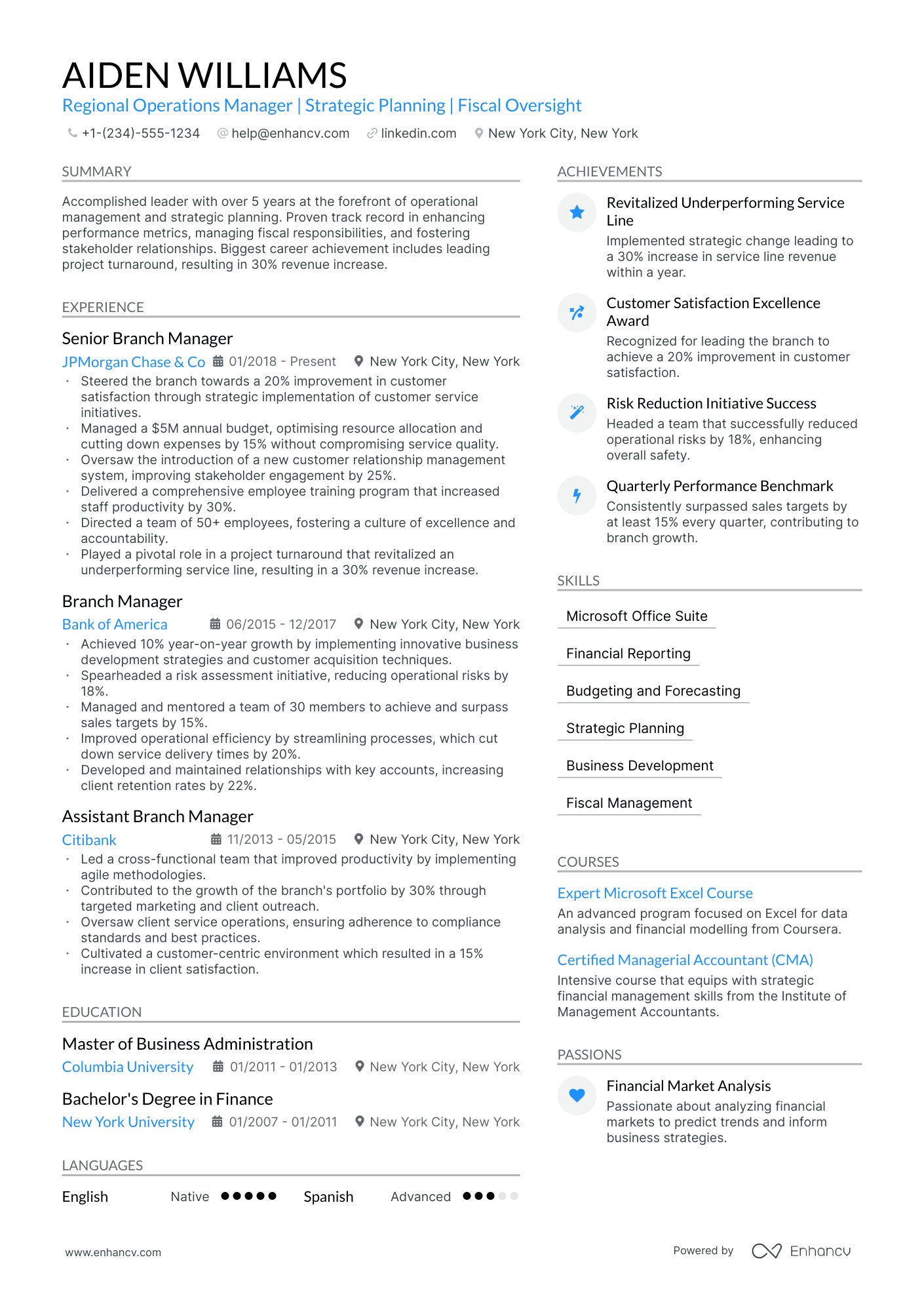 5 Regional Director Resume Examples & Guide for 2024