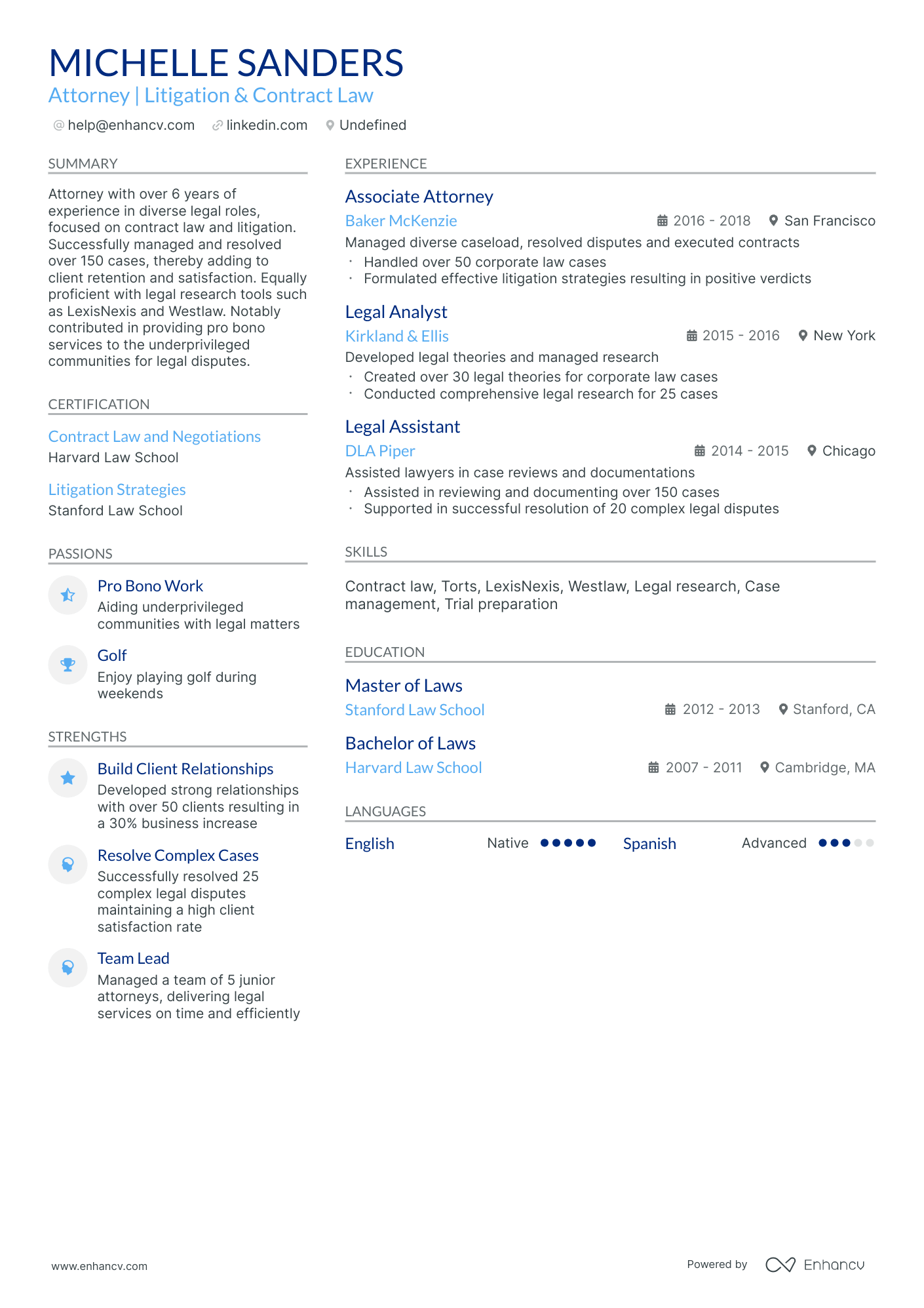 10 Entry-Level Attorney Resume Examples & Guide for 2026