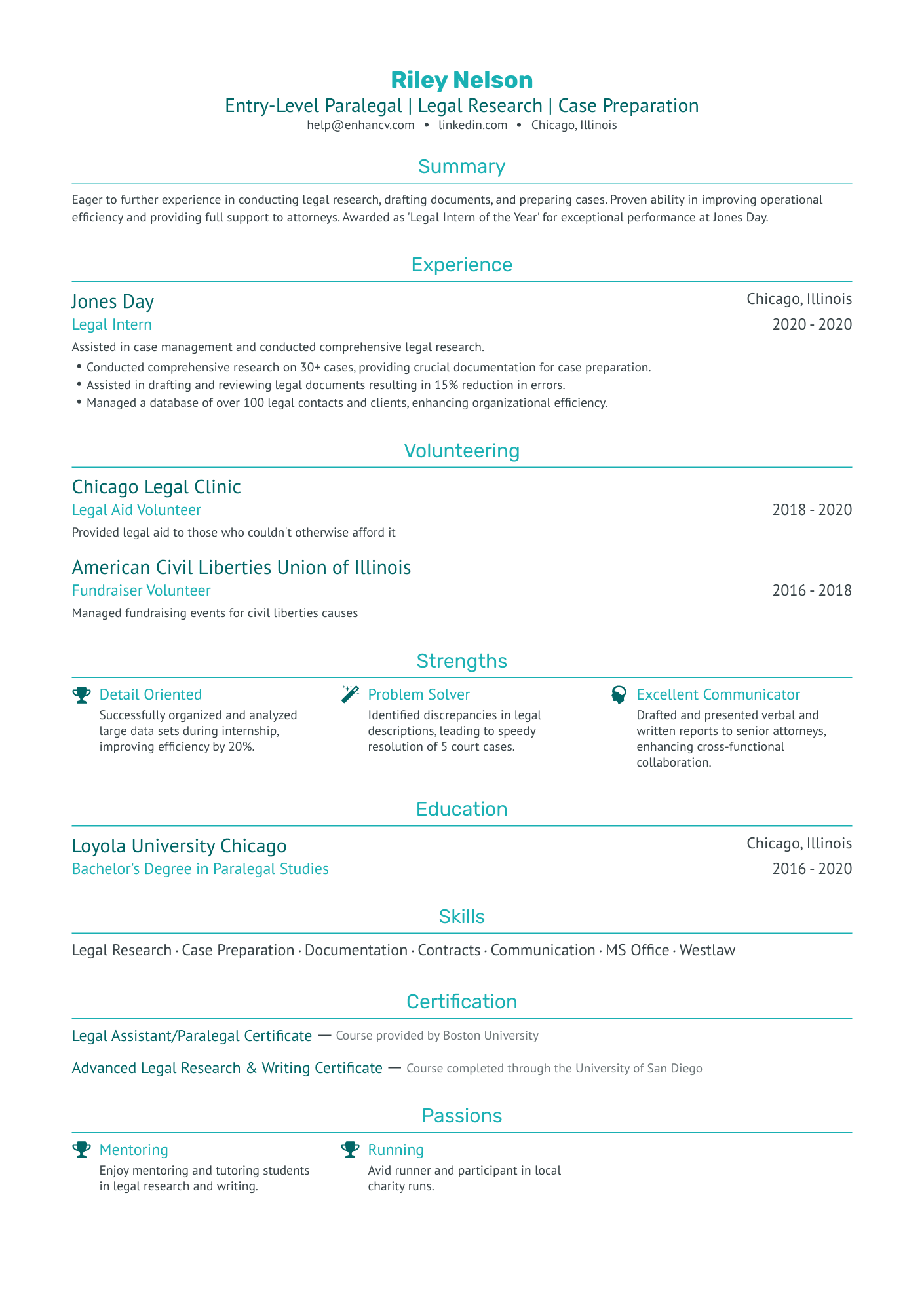 20 Paralegal Resume Examples & Guide for 2026