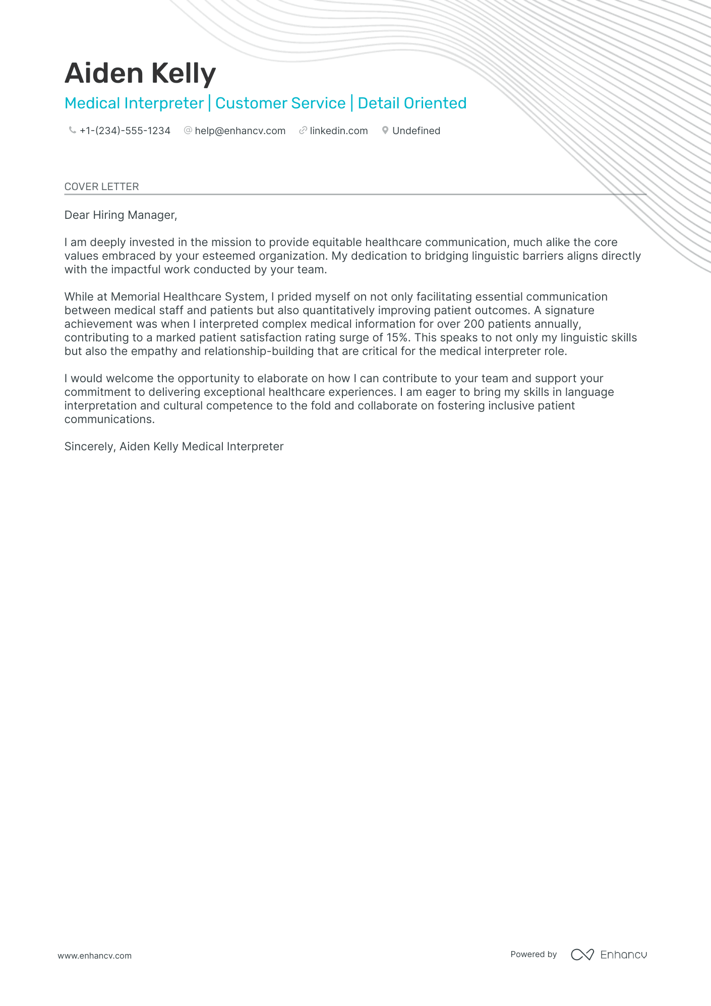 7 Professional Interpreter Cover Letter Examples and Template for 2025 ...