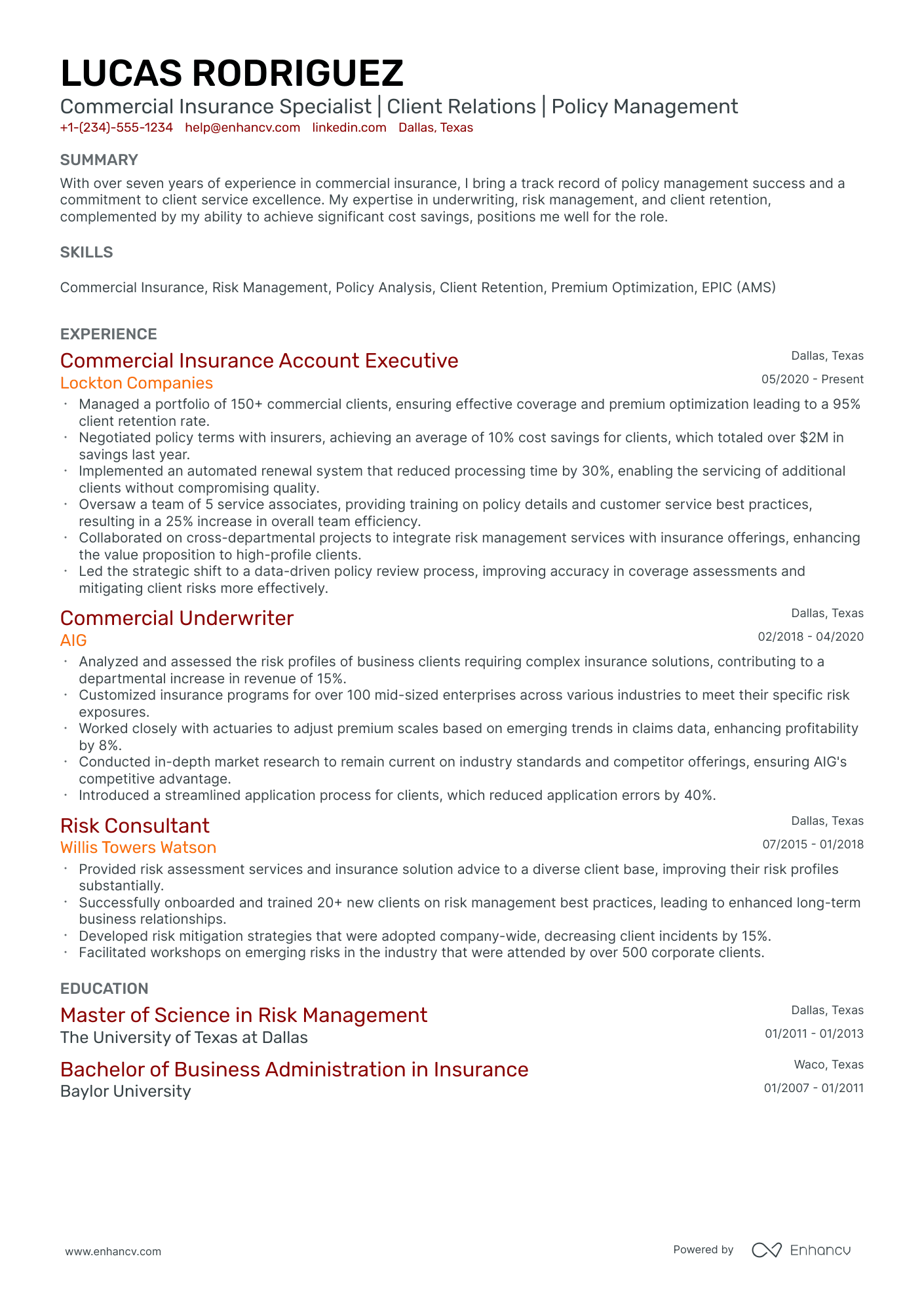 10 Client Service Manager Resume Examples & Guide for 2026