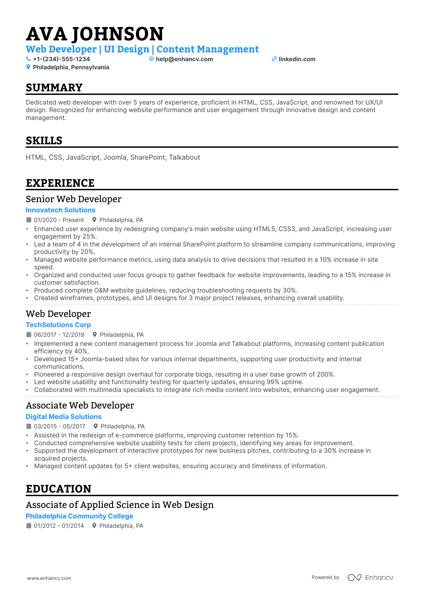 10 Multimedia Designer Resume Examples & Guide for 2026