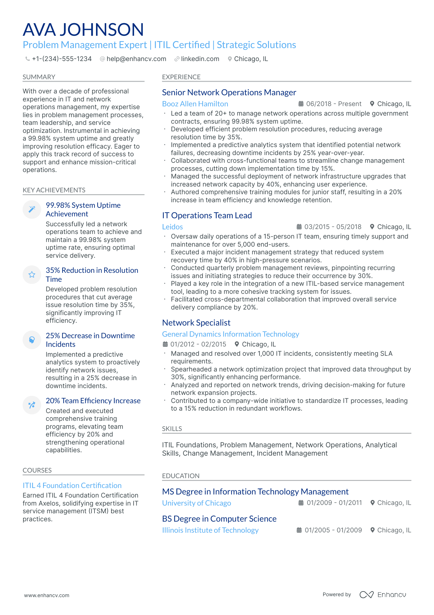 10 Problem Manager Resume Examples & Guide for 2025