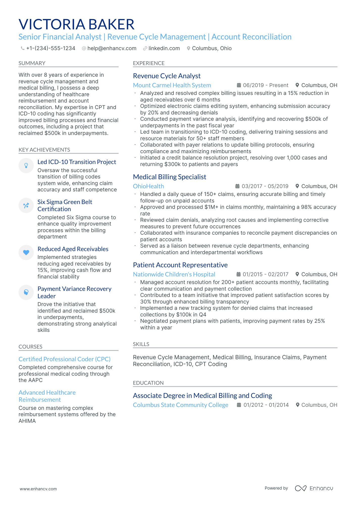 10 Financial Representative Resume Examples & Guide for 2026