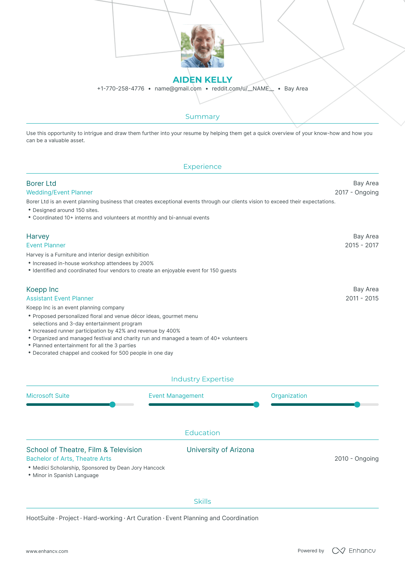 5 Event Planner Resume Examples & Guide for 2023