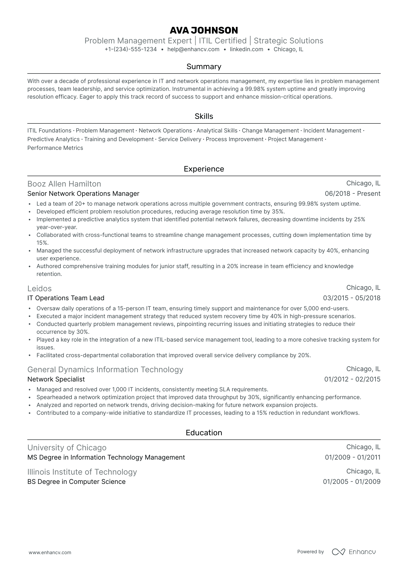 5 Problem Manager Resume Examples & Guide for 2024