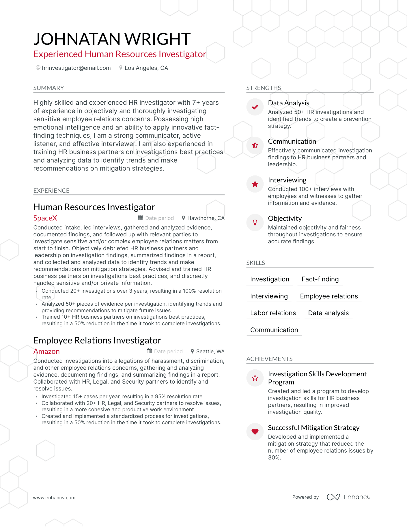 5 Investigator Resume Examples & Guide for 2023