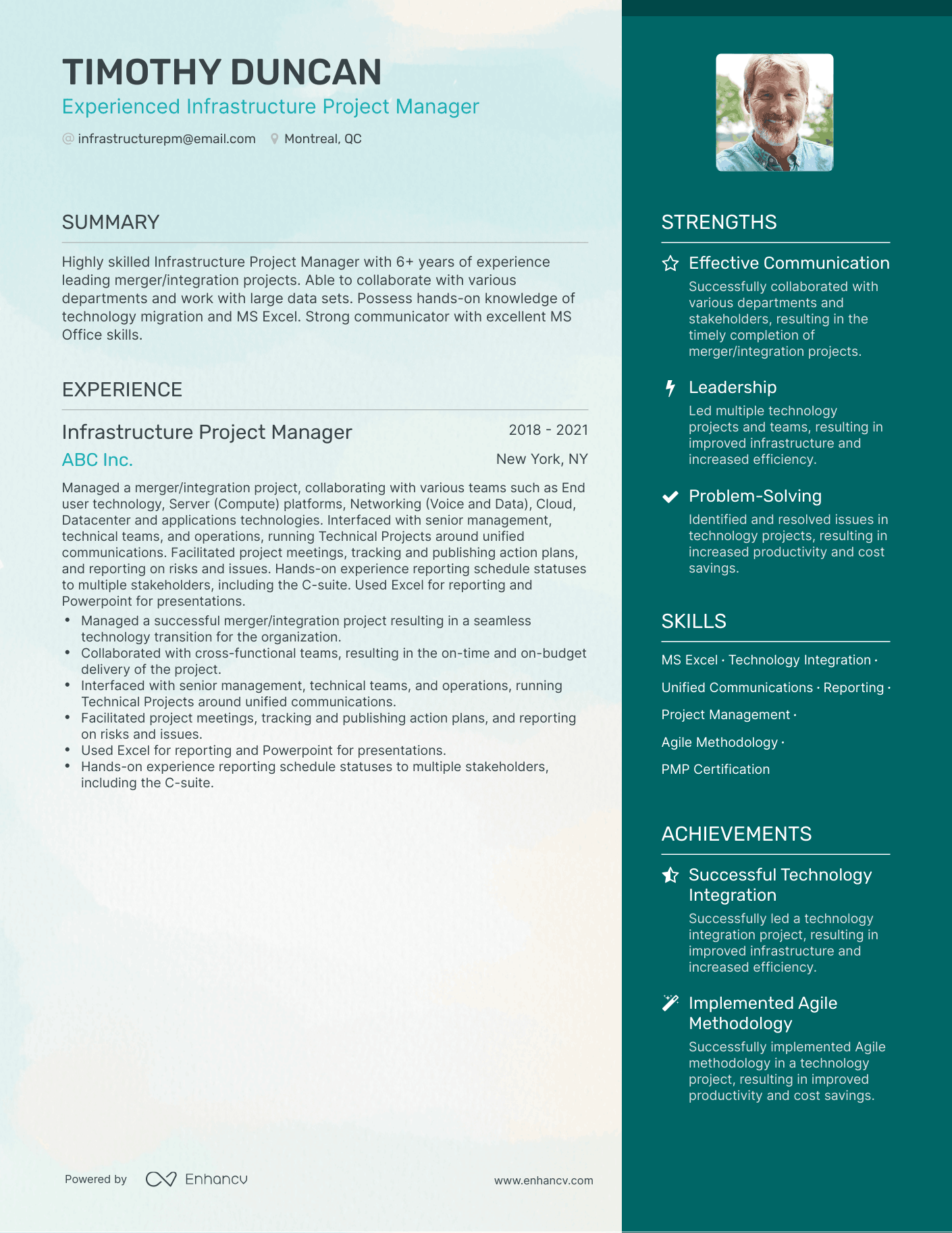 5 Infrastructure Project Manager Resume Examples & Guide for 2023