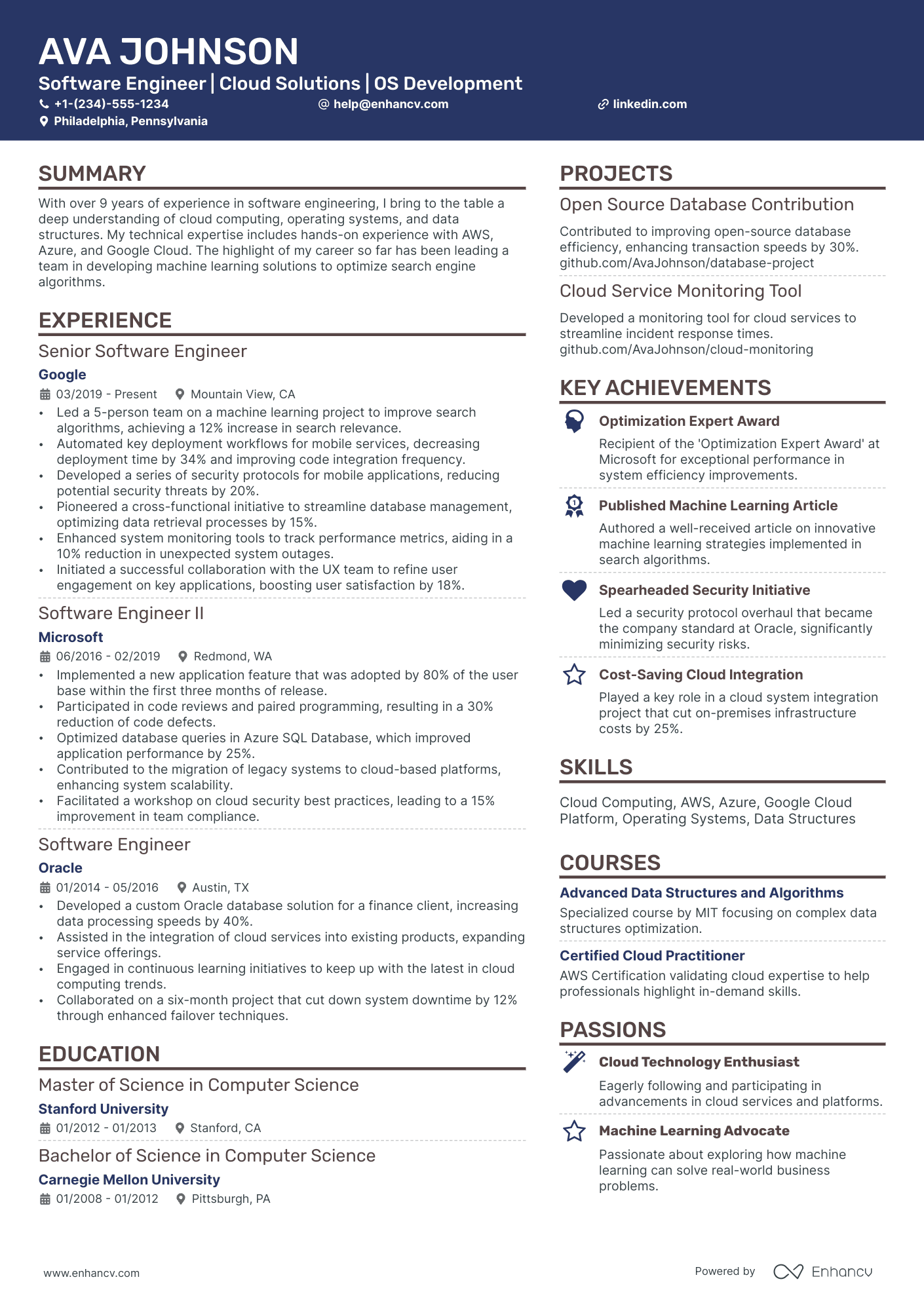 10 Software Engineer Intern Resume Examples & Guide for 2025