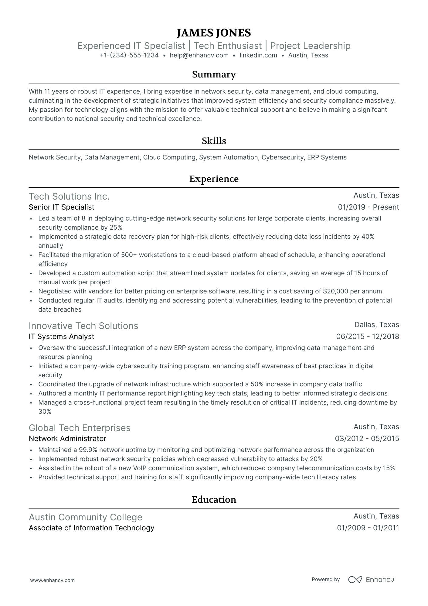 10 Military Resume Examples & Guide for 2025