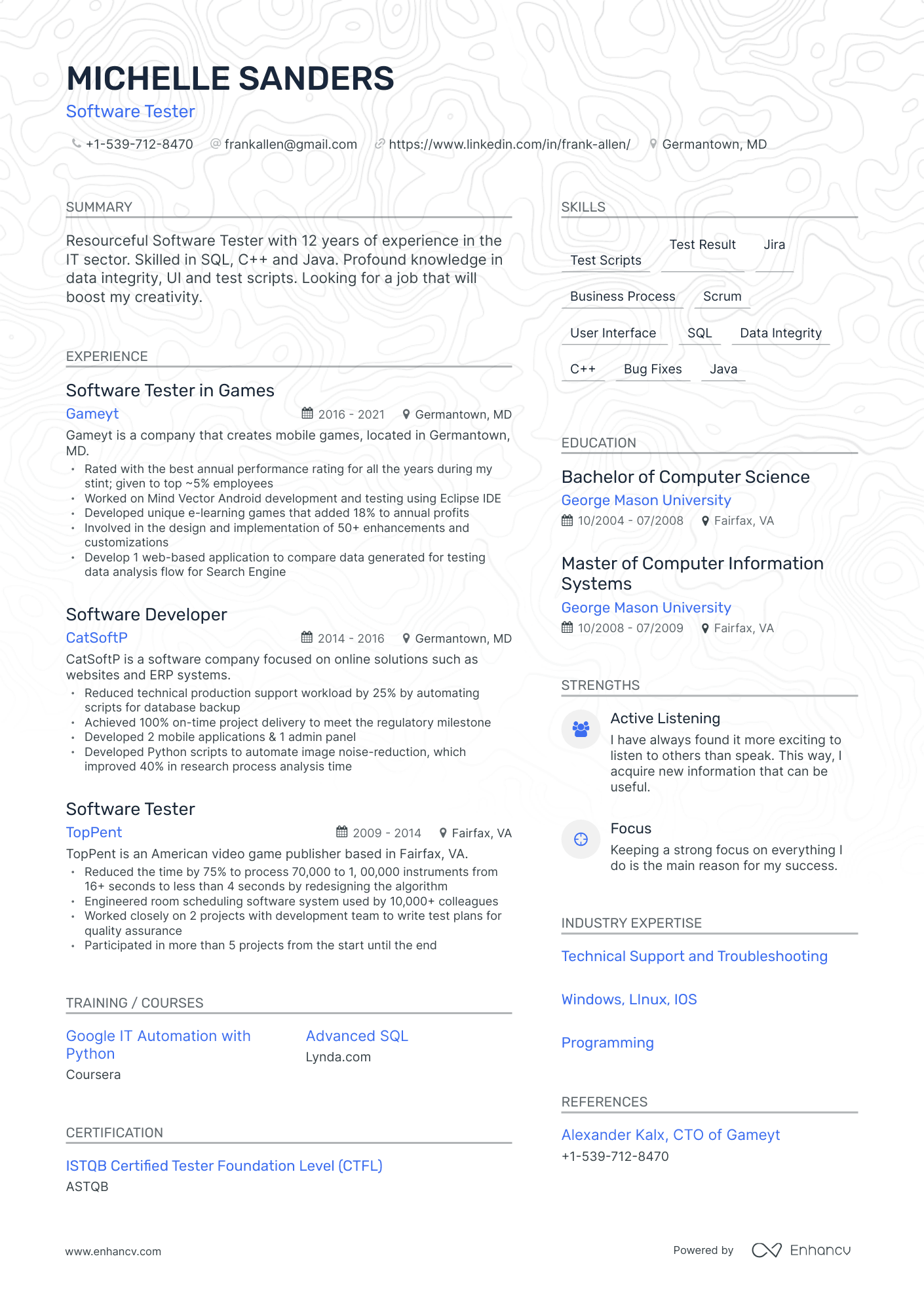 5 Software Tester Resume Examples & Guide for 2023
