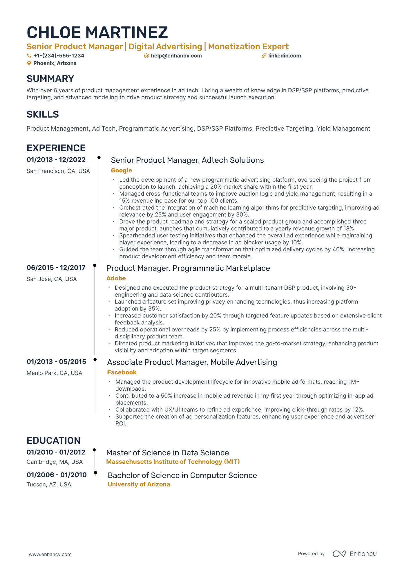 10 Principal Product Manager Resume Examples & Guide for 2026