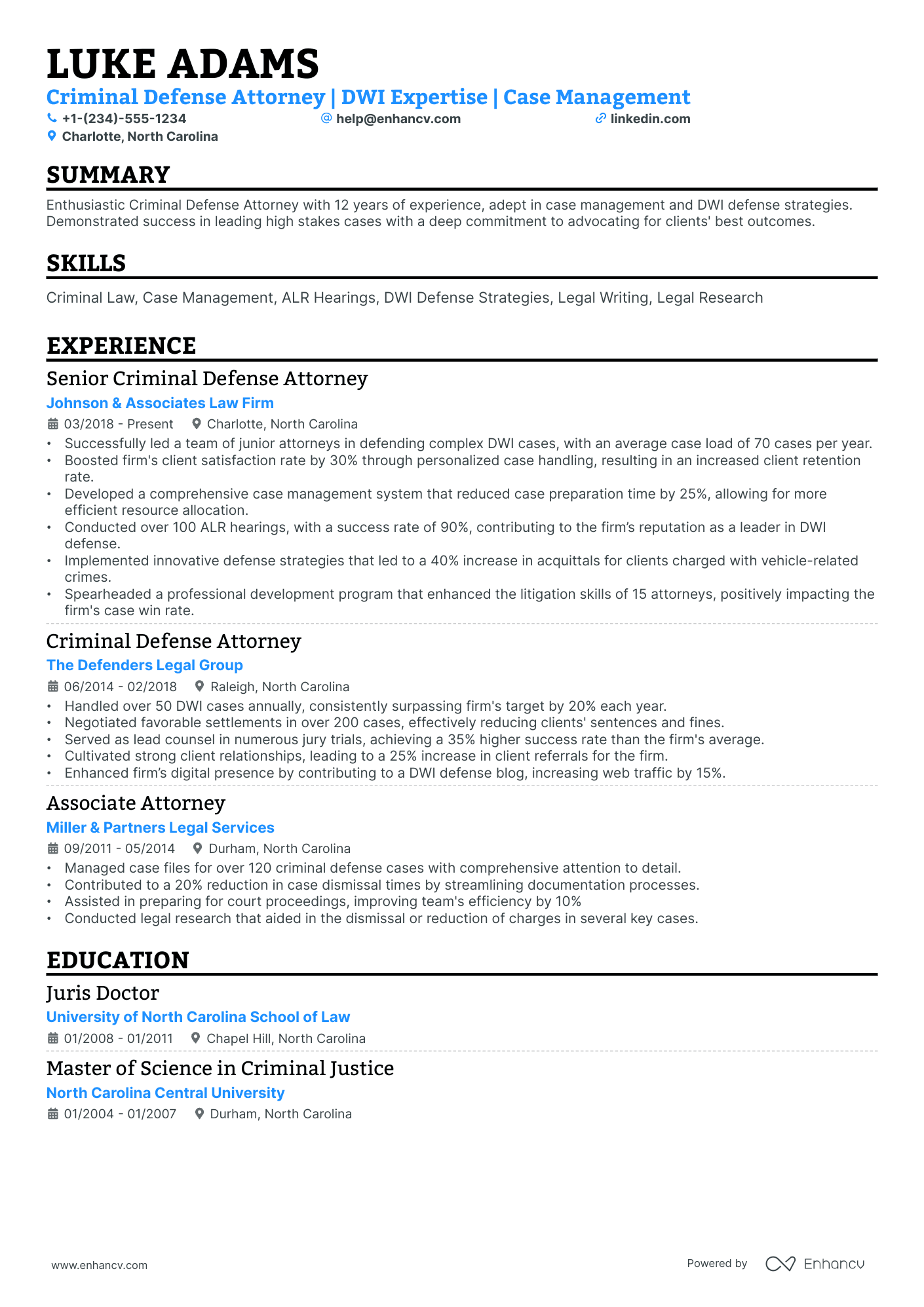 10 Criminal Lawyer Resume Examples & Guide for 2026