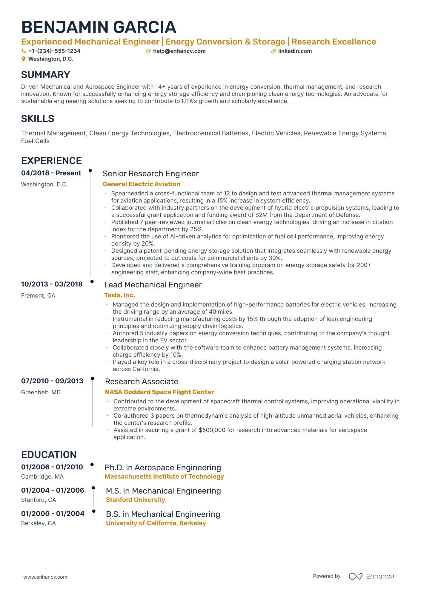 10 Aerospace Engineering Resume Examples & Guide for 2026