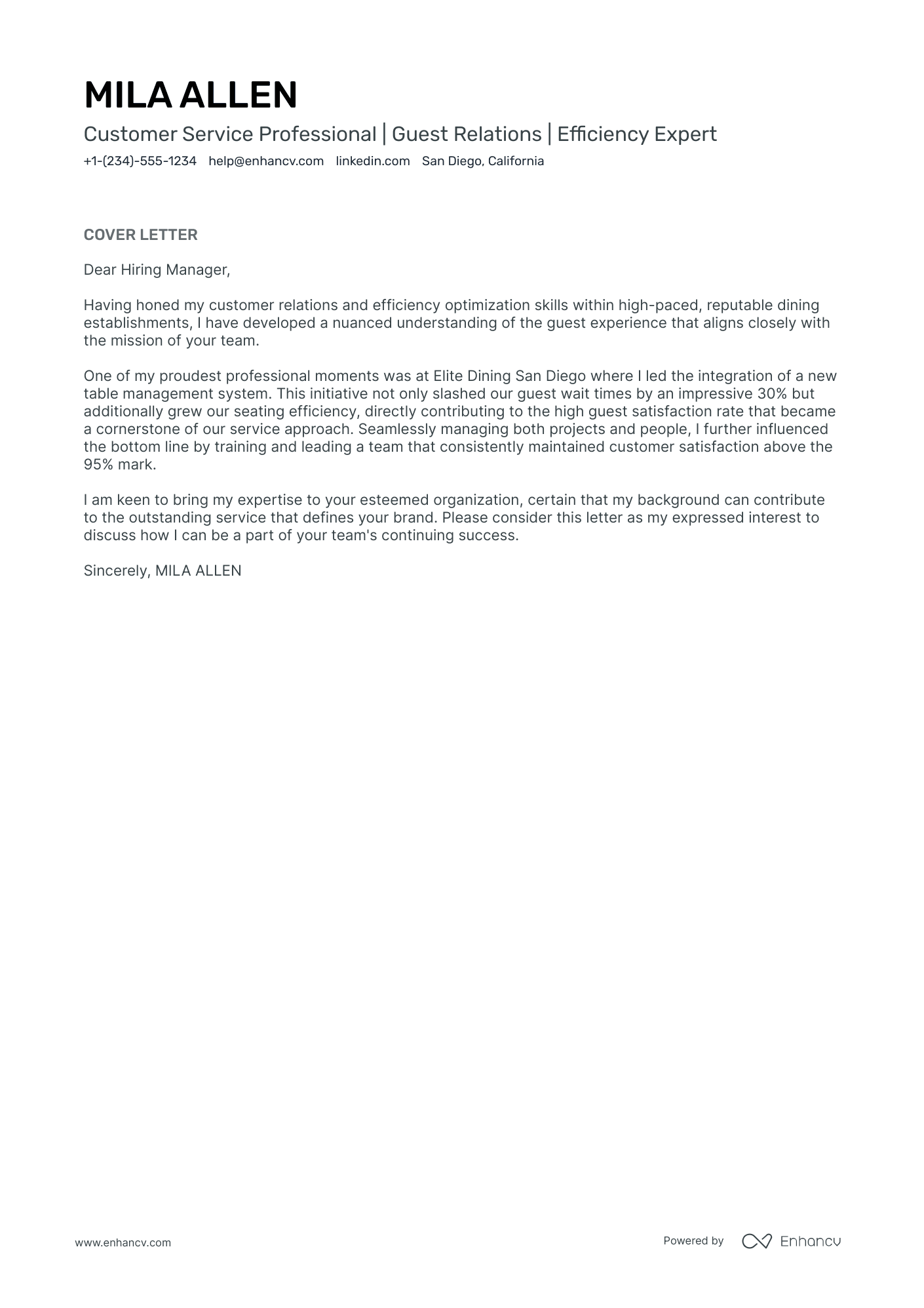 10 Professional Cashier Cover Letter Examples and Template for 2026 ...