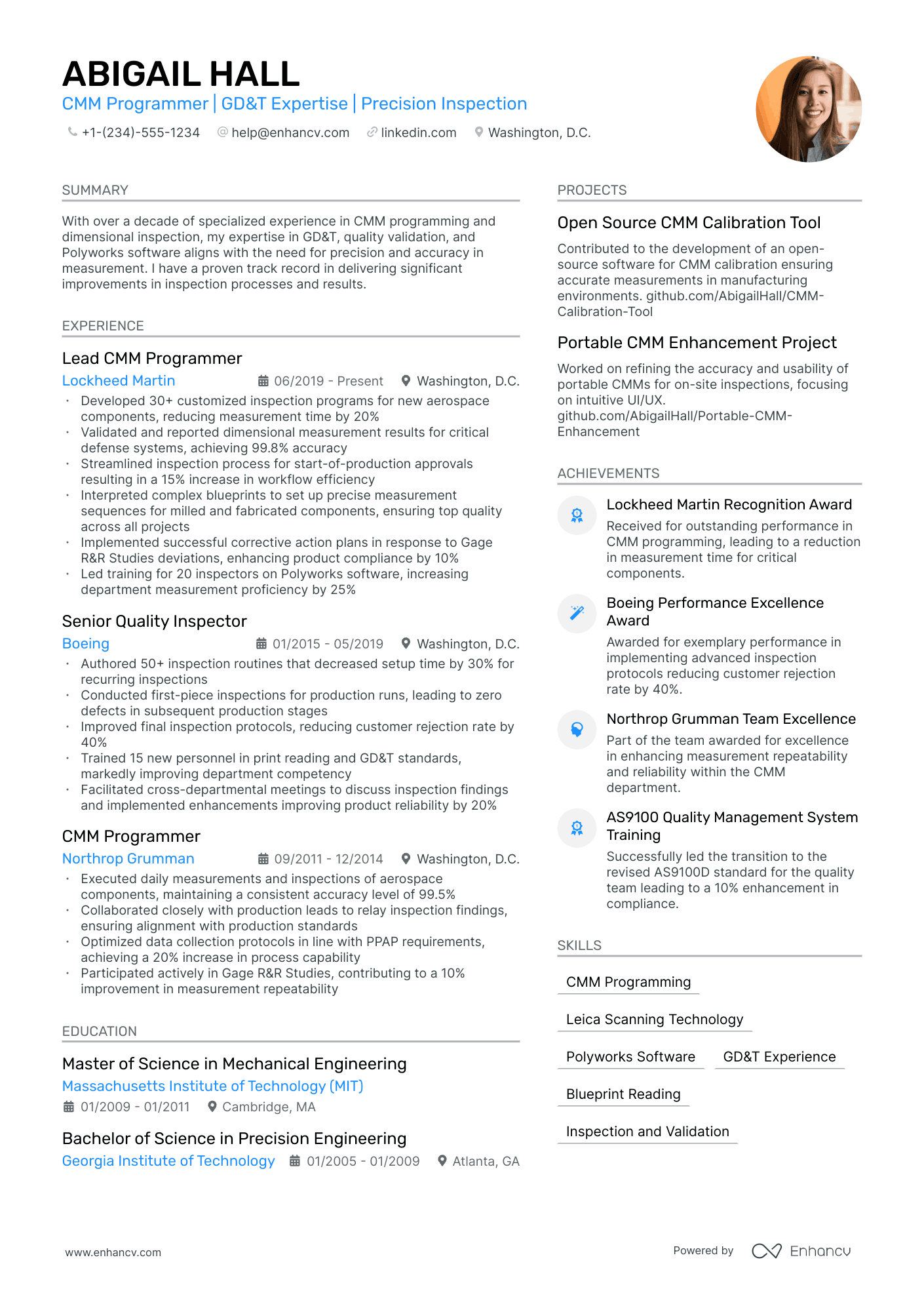5 Cmm Programmer Resume Examples & Guide for 2024