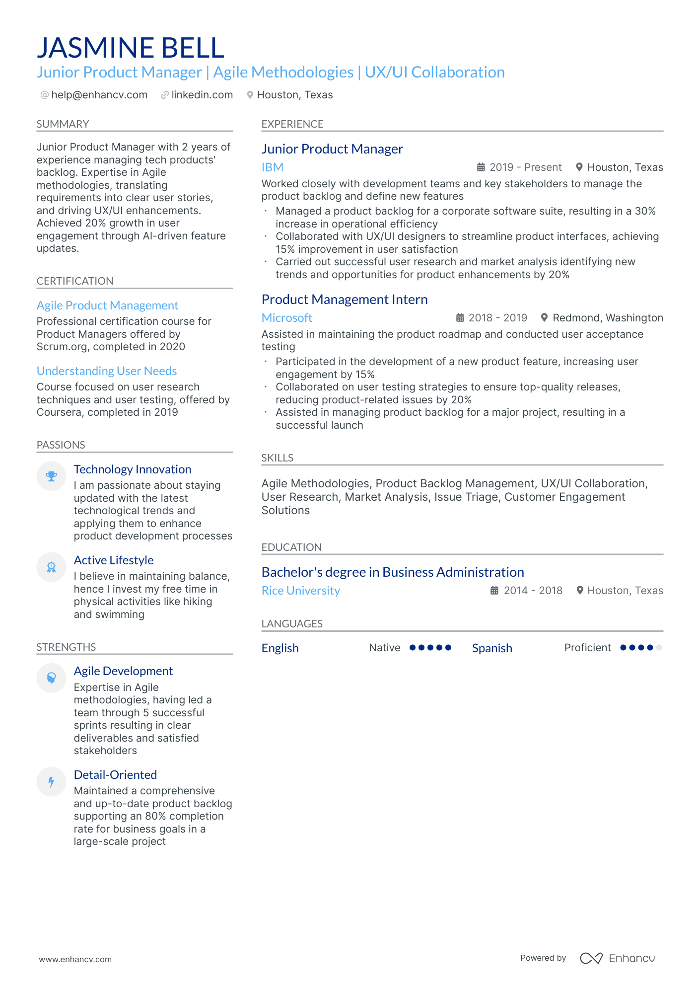 10 Junior Product Manager Resume Examples & Guide for 2026