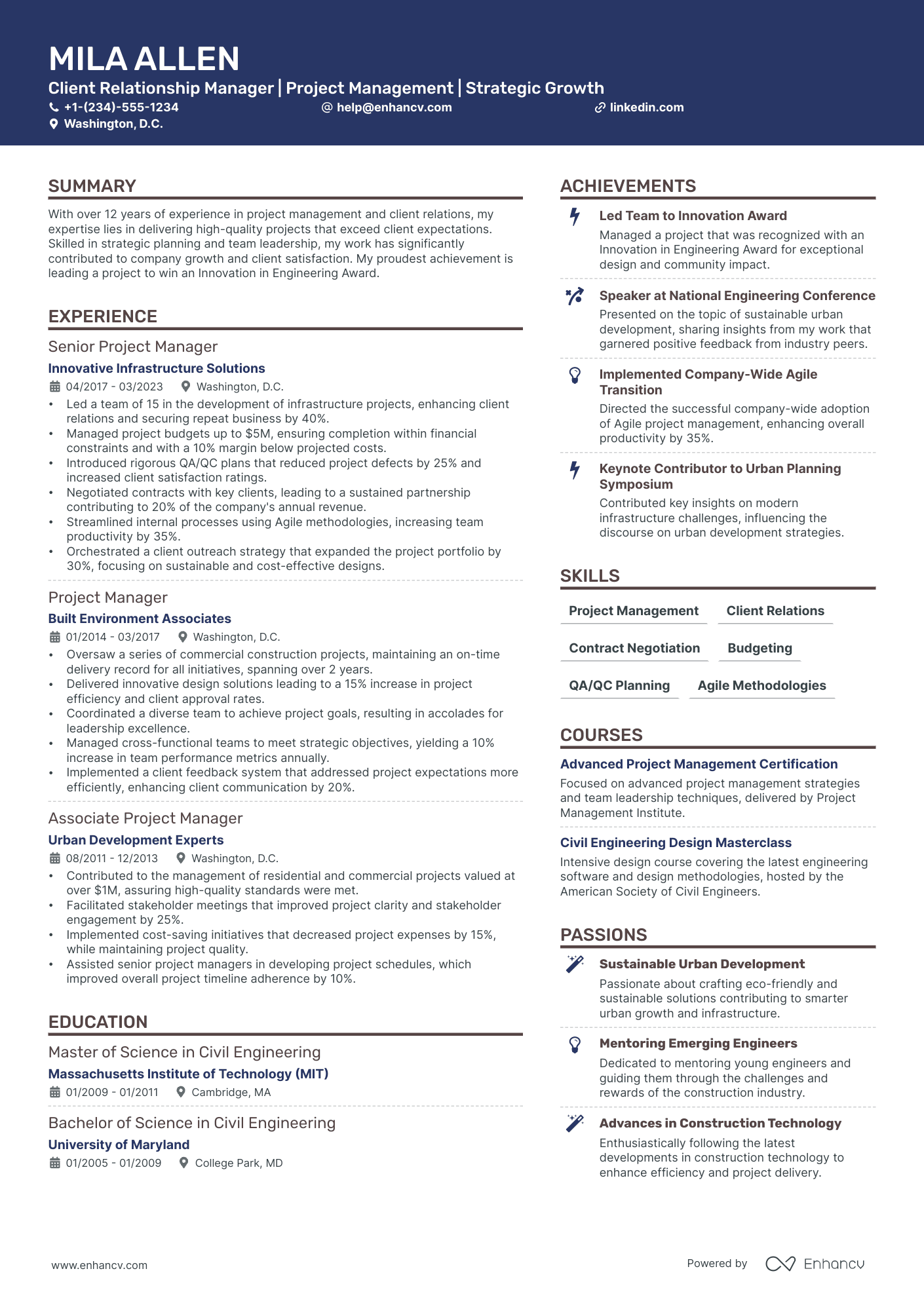 5 CRM Project Manager Resume Examples & Guide for 2024