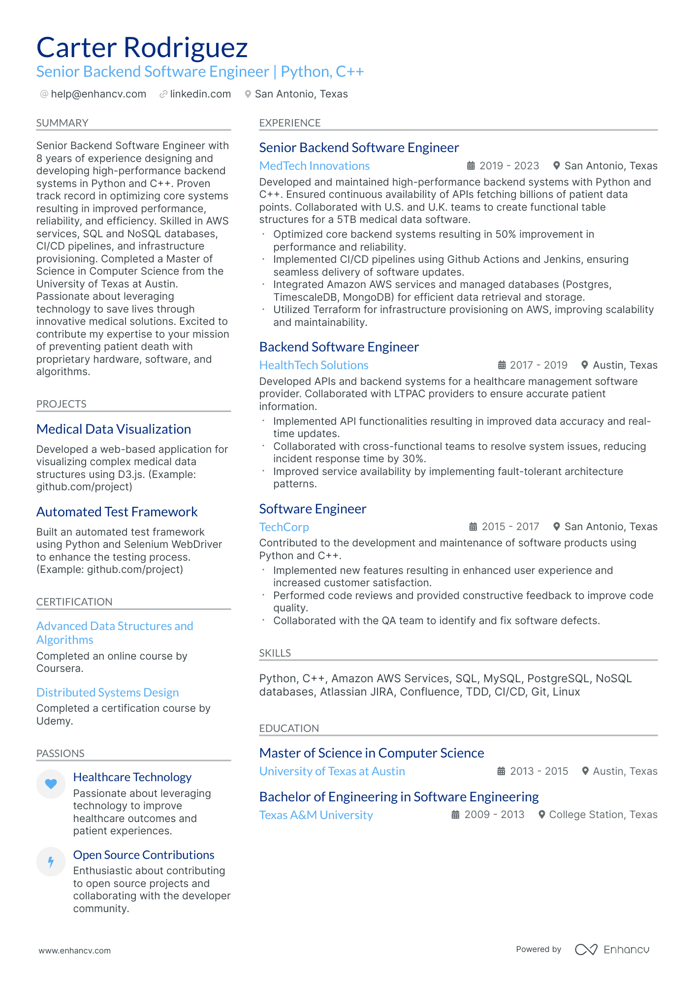 10 Tech Lead Resume Examples & Guide for 2026