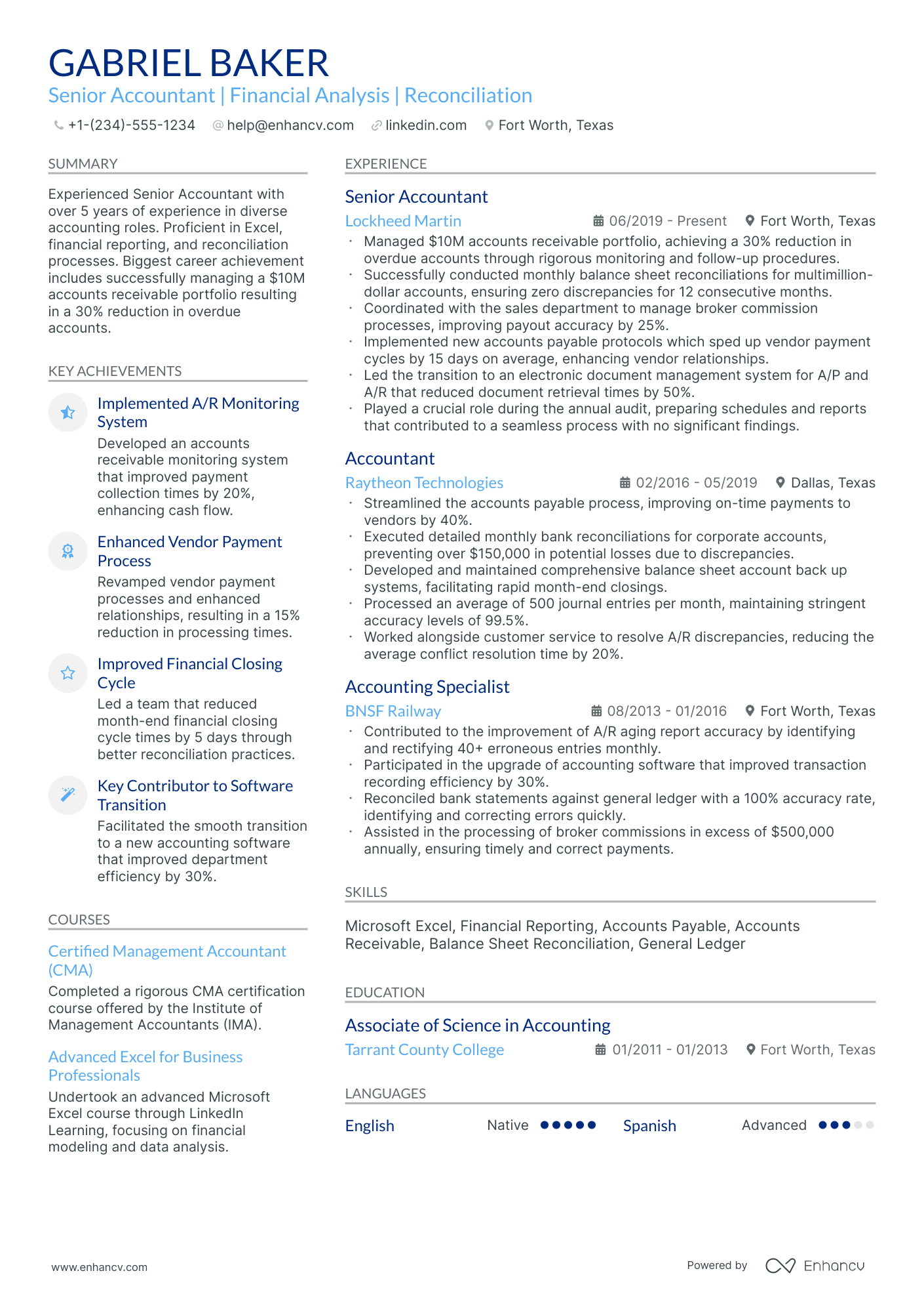 10 Financial Assistant Resume Examples & Guide for 2026