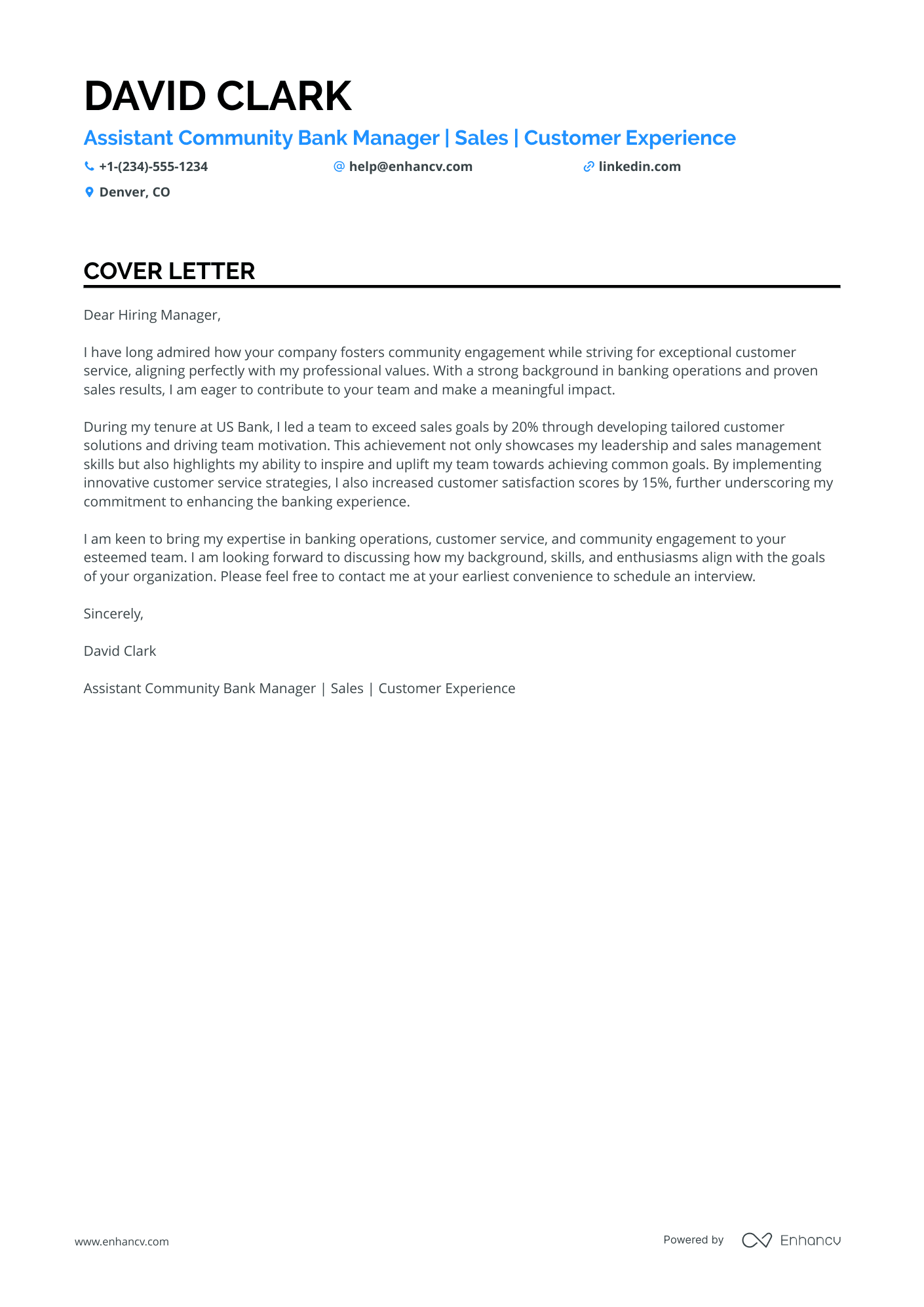 5 Professional Bank Manager Cover Letter Examples and Template for 2025 ... 5 Professional Bank Manager Cover Letter Examples and Template for 2025 ...
