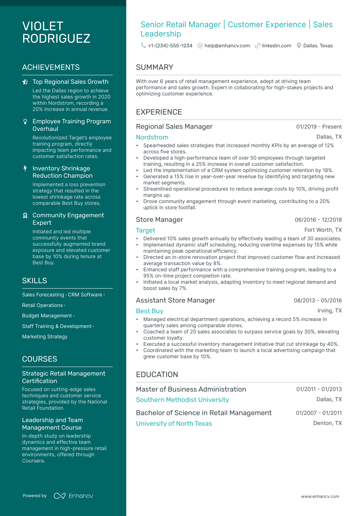 5 Customer Experience Manager Resume Examples & Guide for 2024