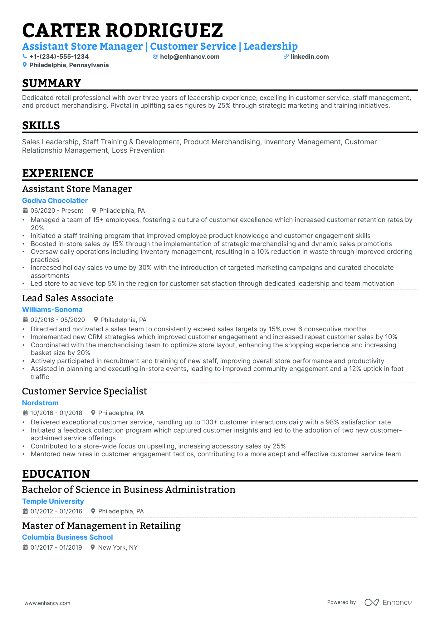 10 Deputy Manager Resume Examples & Guide for 2026