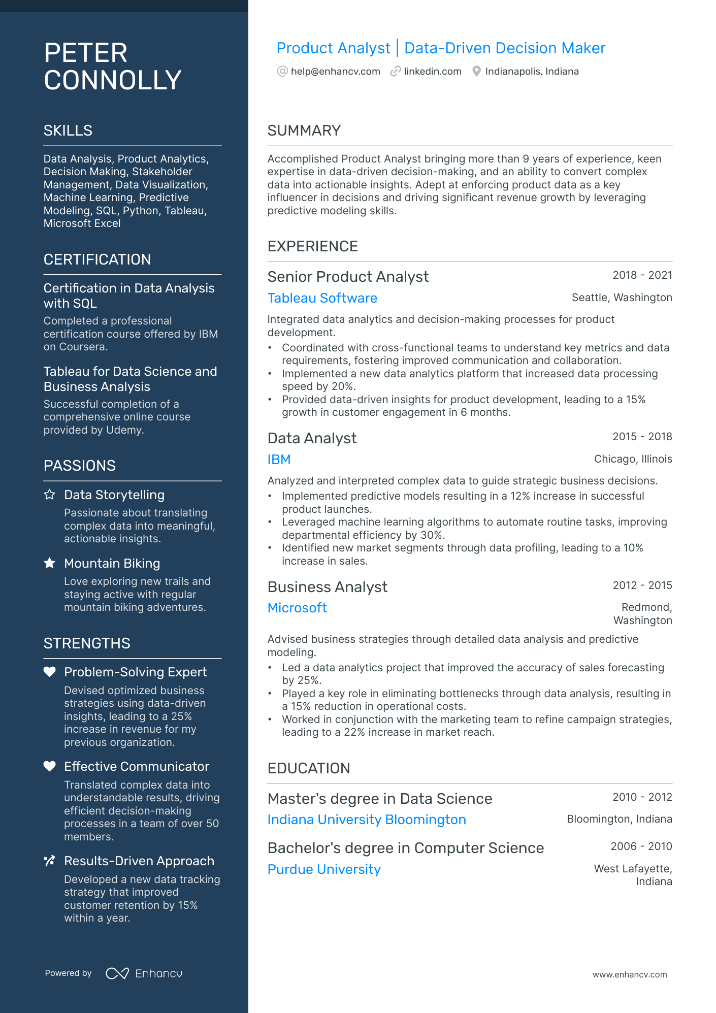 10 Product Analyst Resume Examples & Guide for 2026