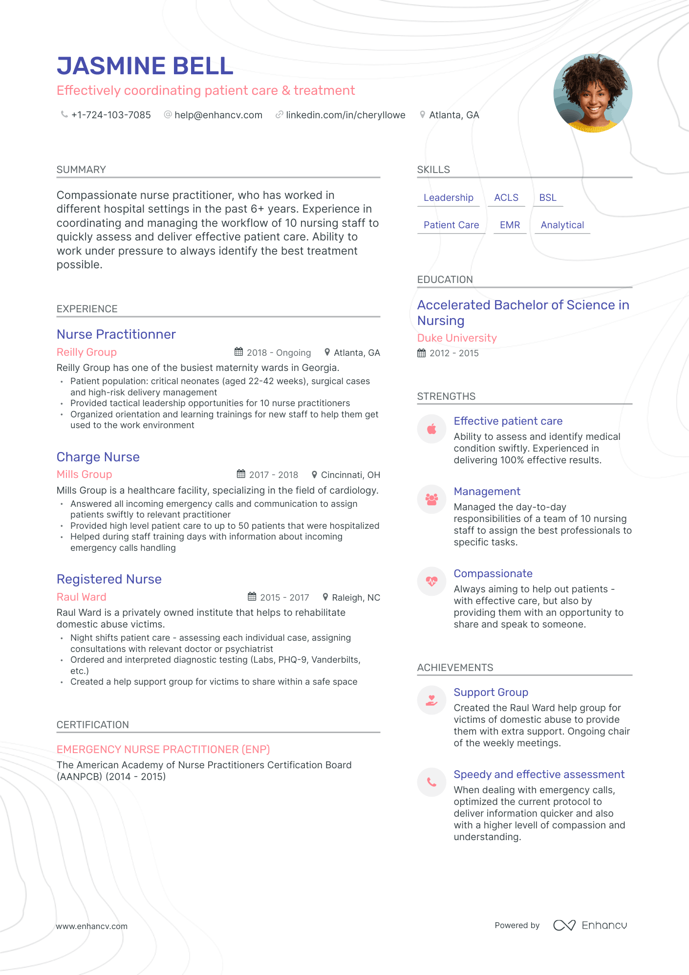 Nurse Practitioner Resume Examples & Guide for 2023 (Layout, Skills ...
