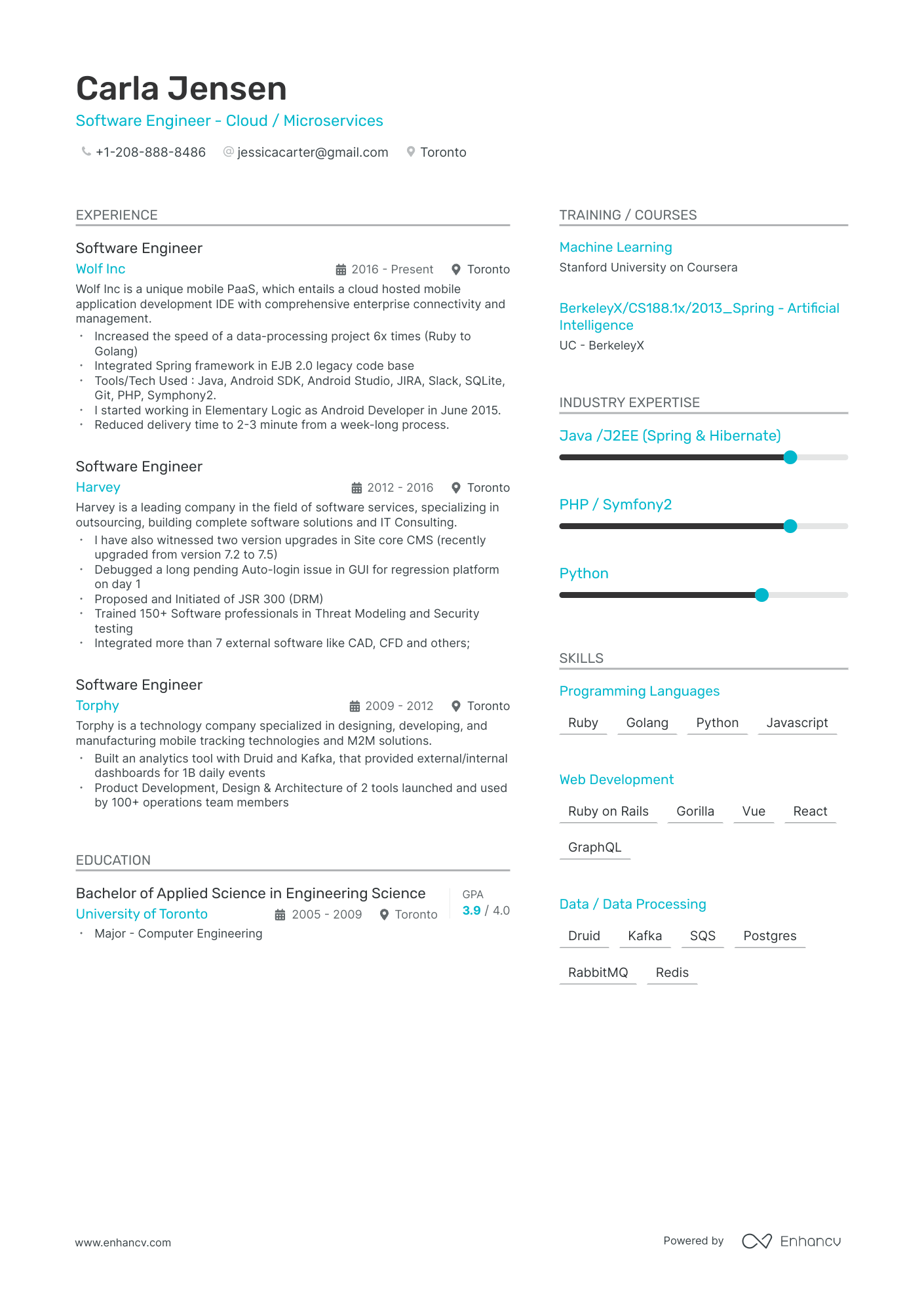 5 Microservices Resume Examples & Guide for 2025