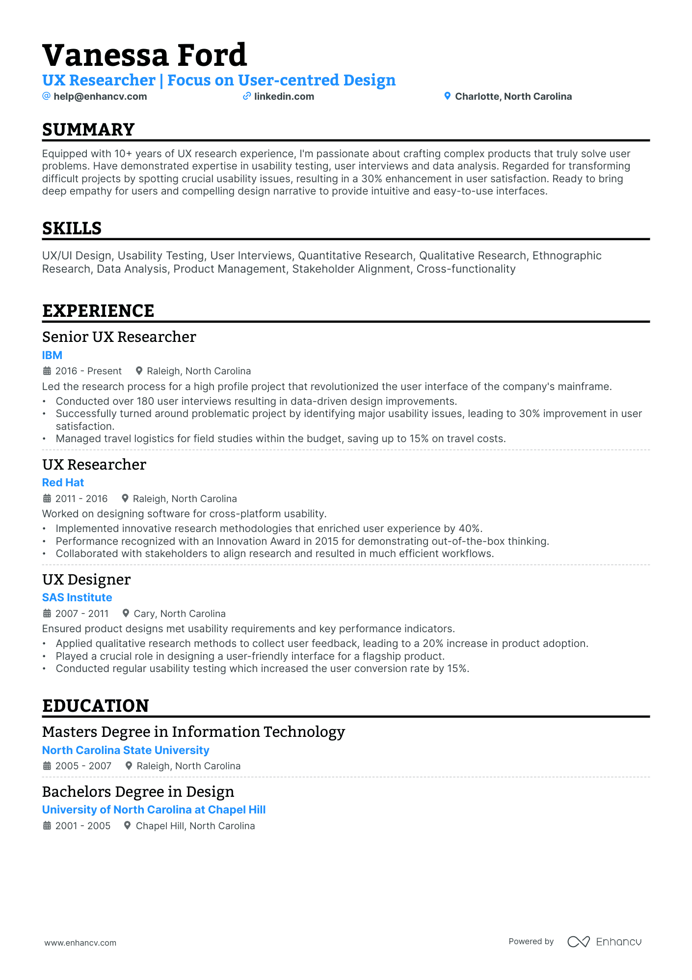 10 UX Researcher Resume Examples & Guide for 2026