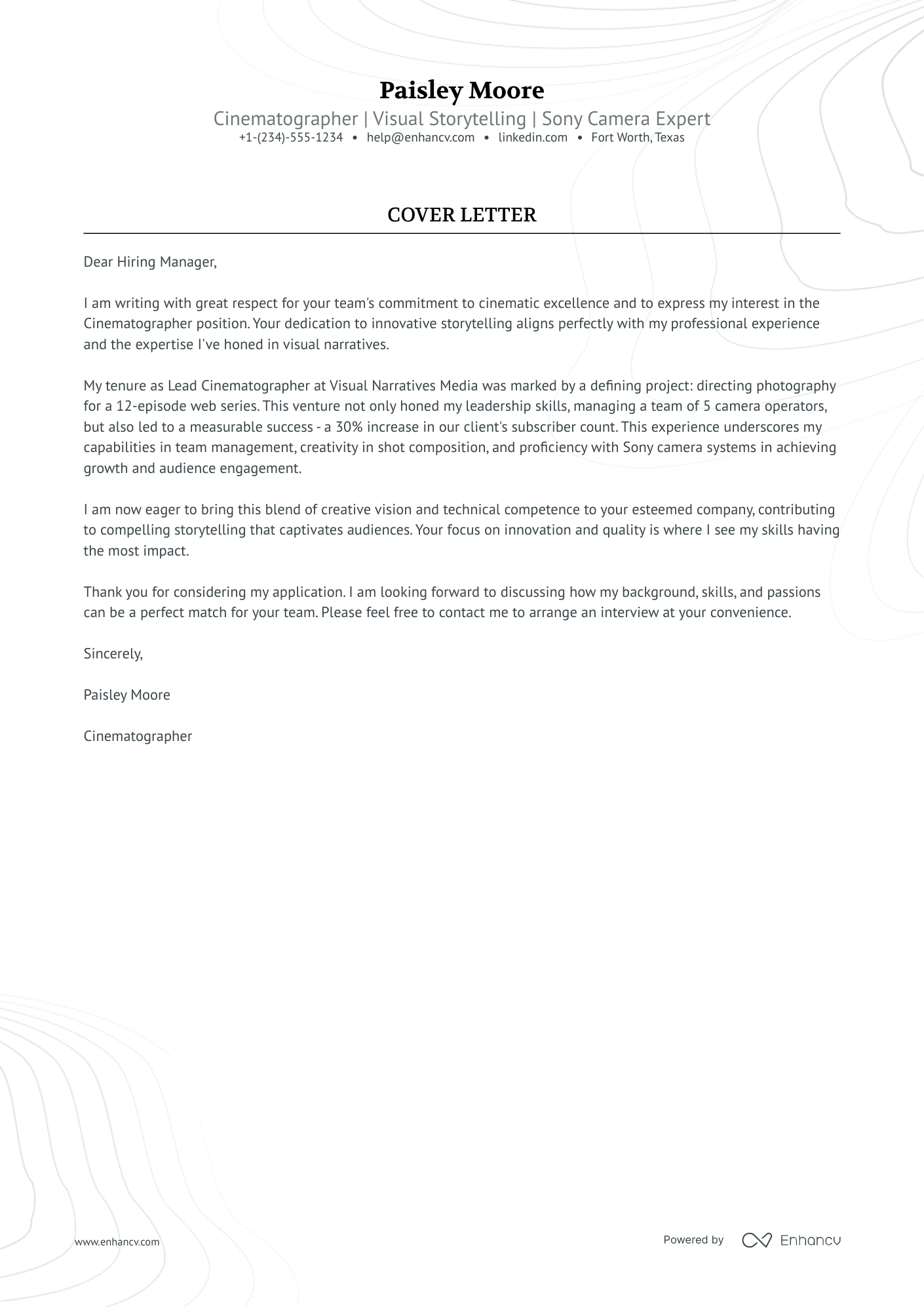 Cover Letter Template Cine Infoupdate Cover Letter Template Cine Infoupdate