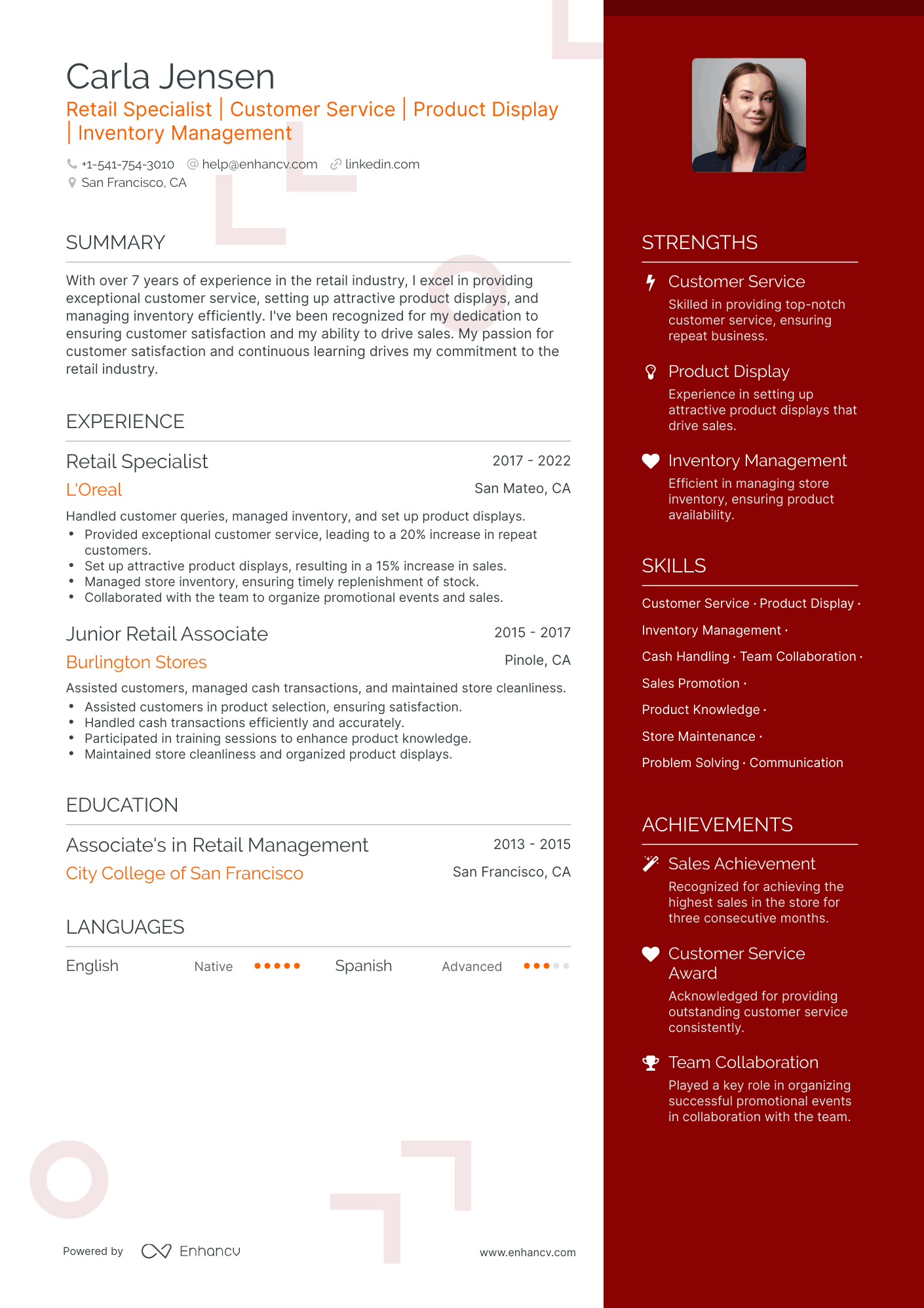 21 Retail Resume Examples & Guide for 2023