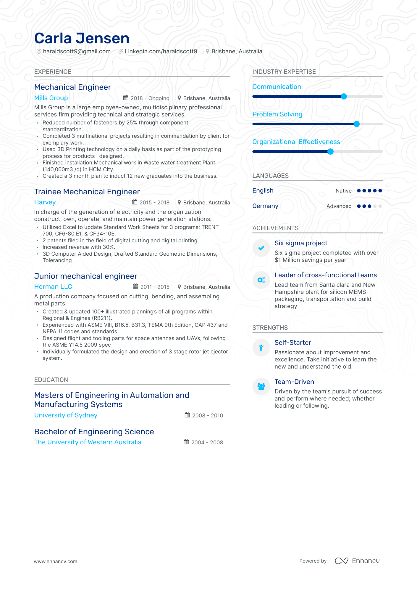 8 Mechanical Engineer Resume Examples Guide For 2023