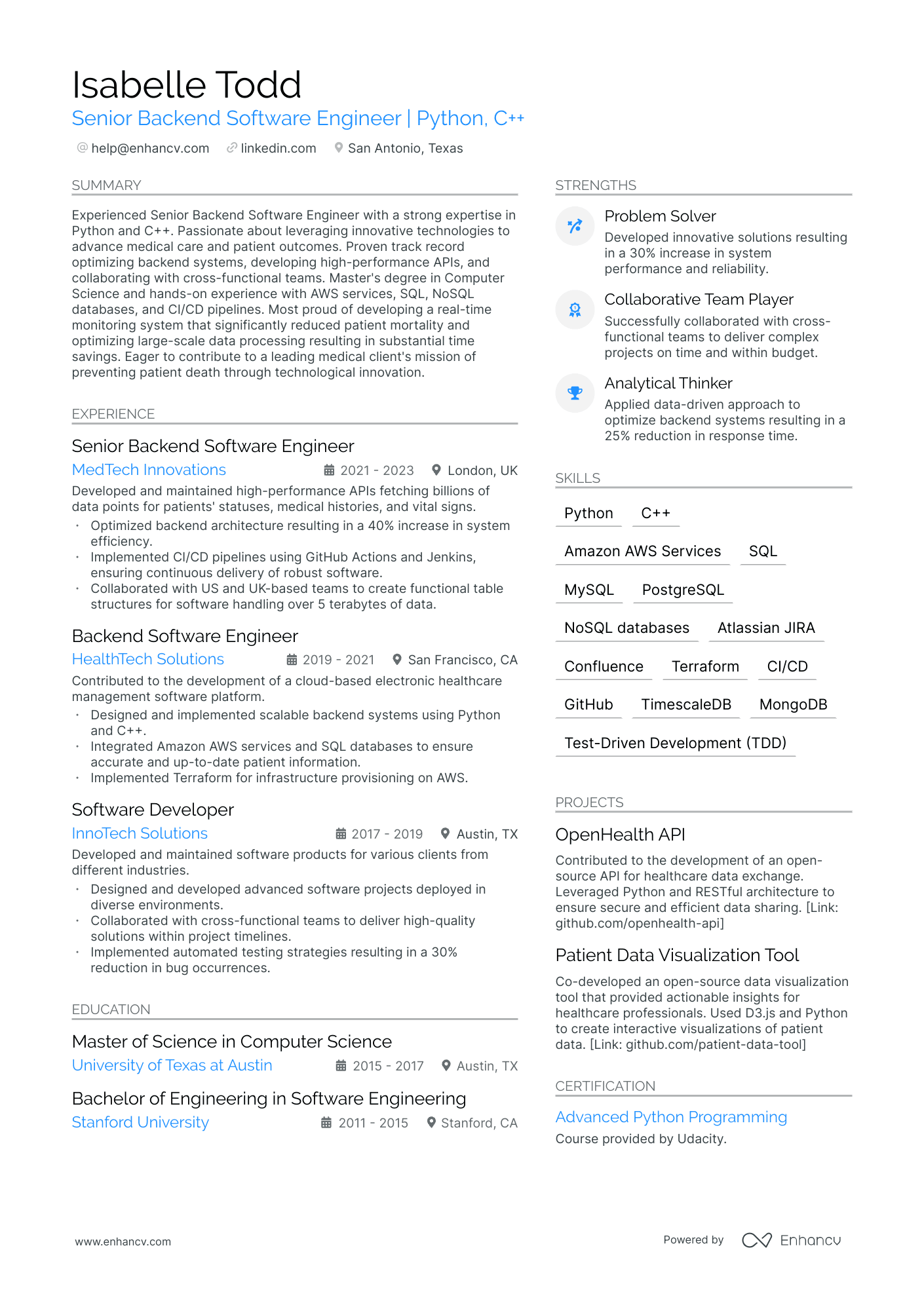 5 Platform Engineer Resume Examples & Guide for 2024