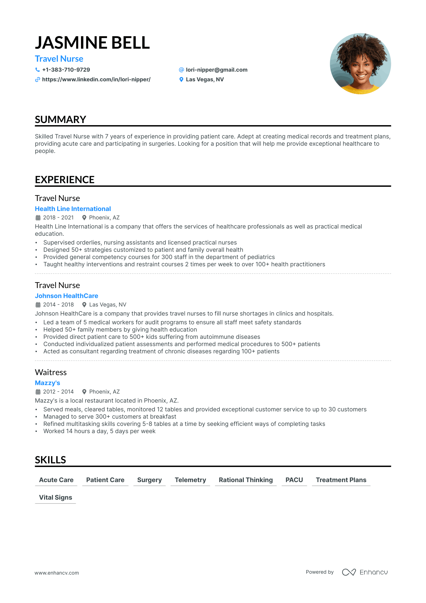 5 Travel Nurse Resume Examples & Guide for 2024