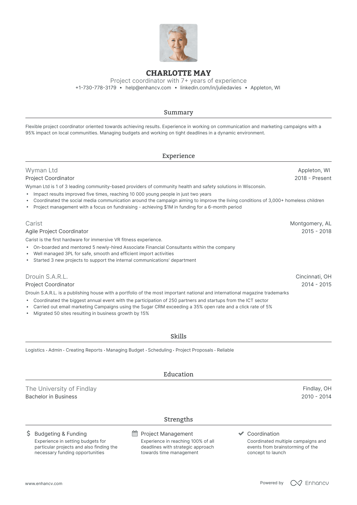 5 Project Coordinator Resume Examples & Guide for 2024